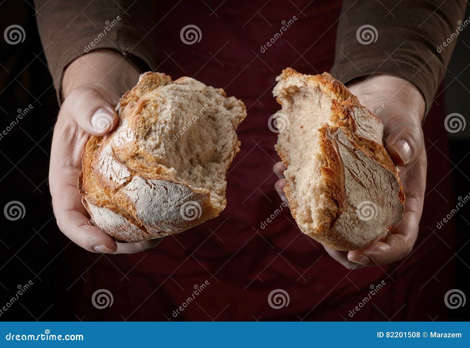 Freshly baked bread stock photo. Image of healthy, fresh - 82201508