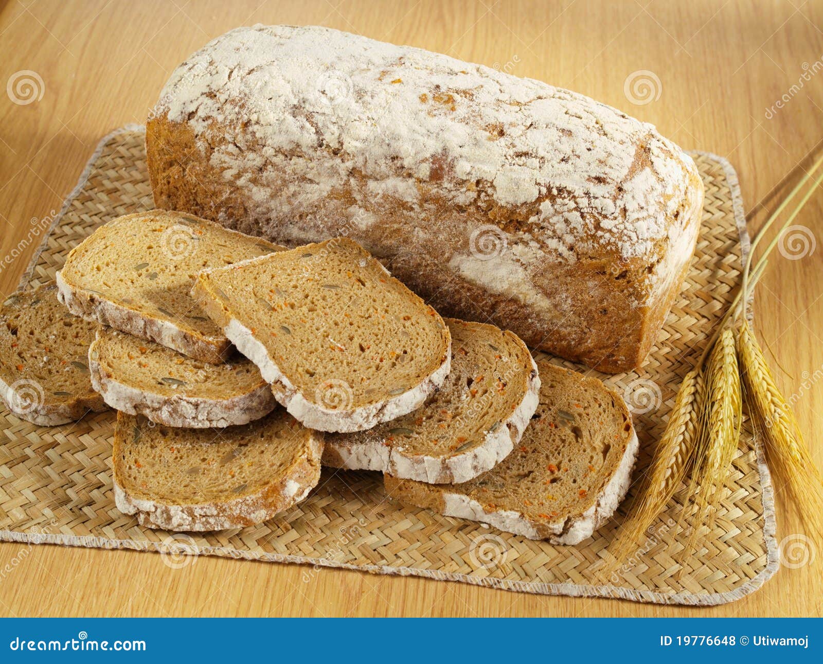 Freshly Baked Bread on Table Stock Photo - Image of food, carbohydrates ...