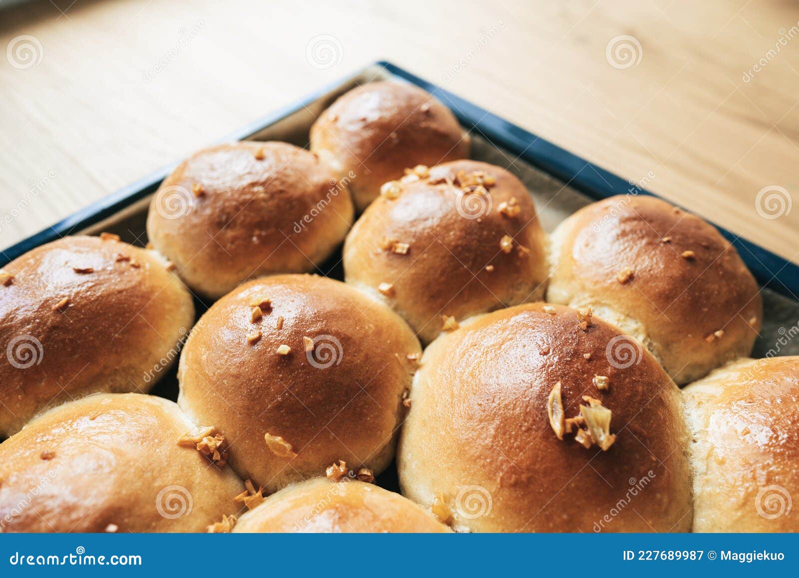 Freshly baked buns stock image. Image of baking, baked - 227689987