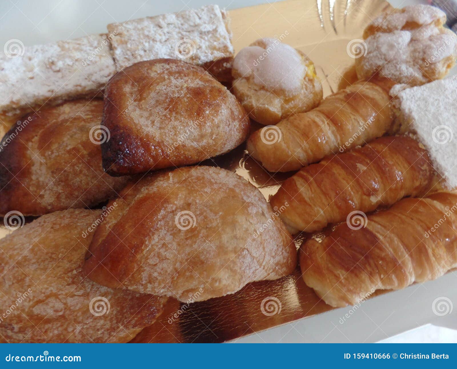 Freshly Baked Cakes on a Tray Stock Photo - Image of fresh, coffee ...