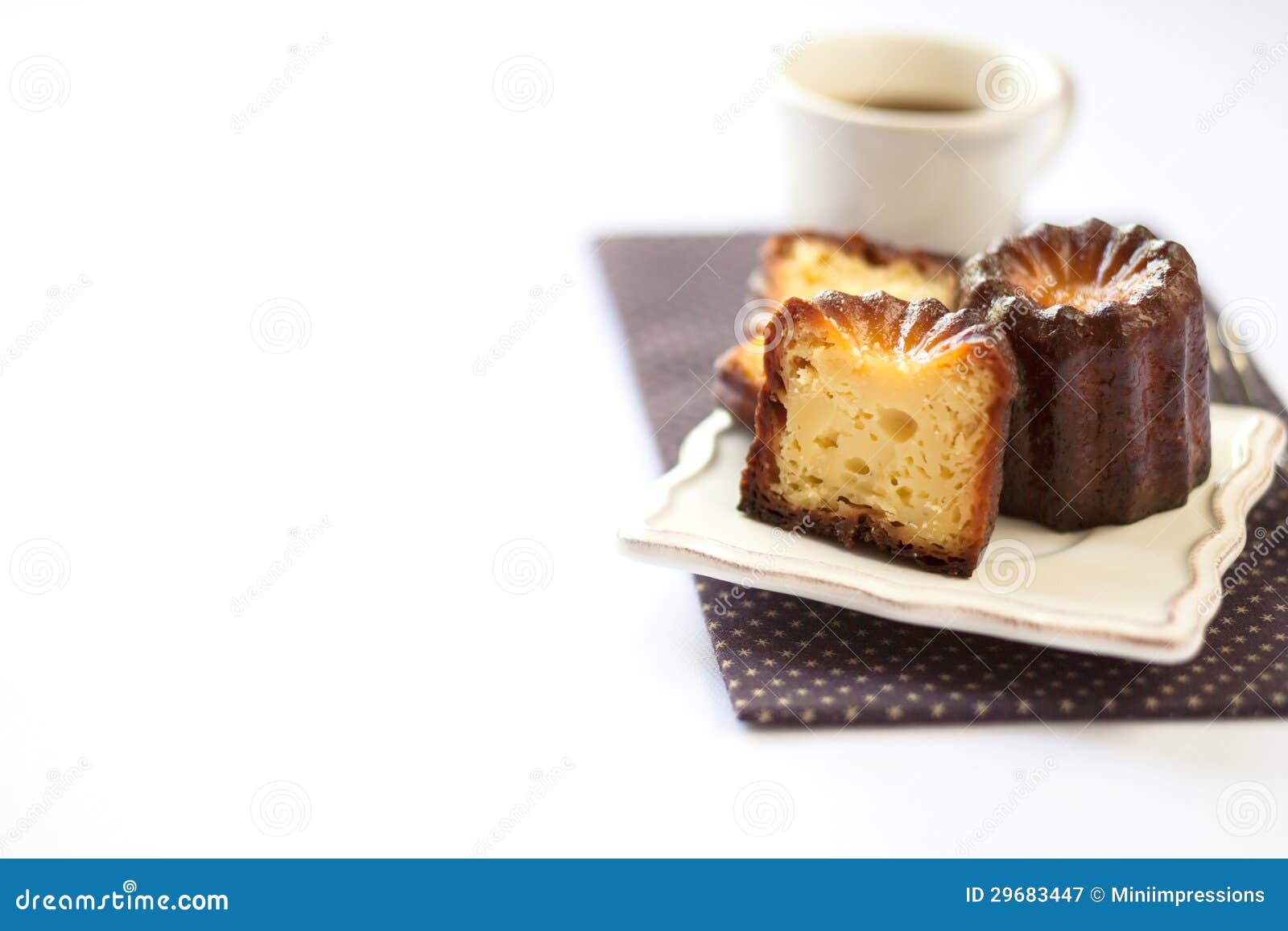 Freshly baked cannele stock image. Image of gourmet, dessert - 29683447