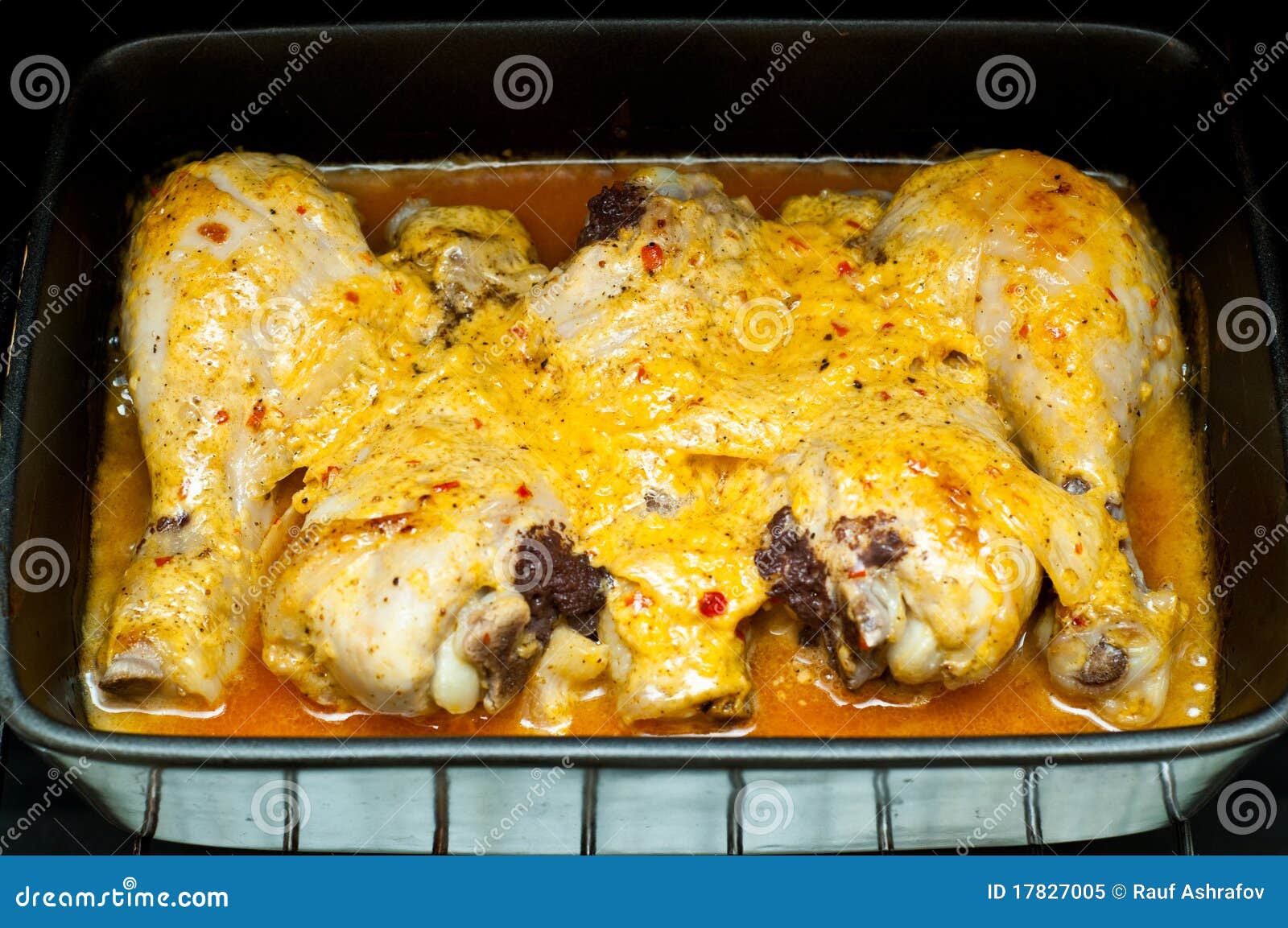 Freshly baked chicken legs stock image. Image of breakfast - 17827005