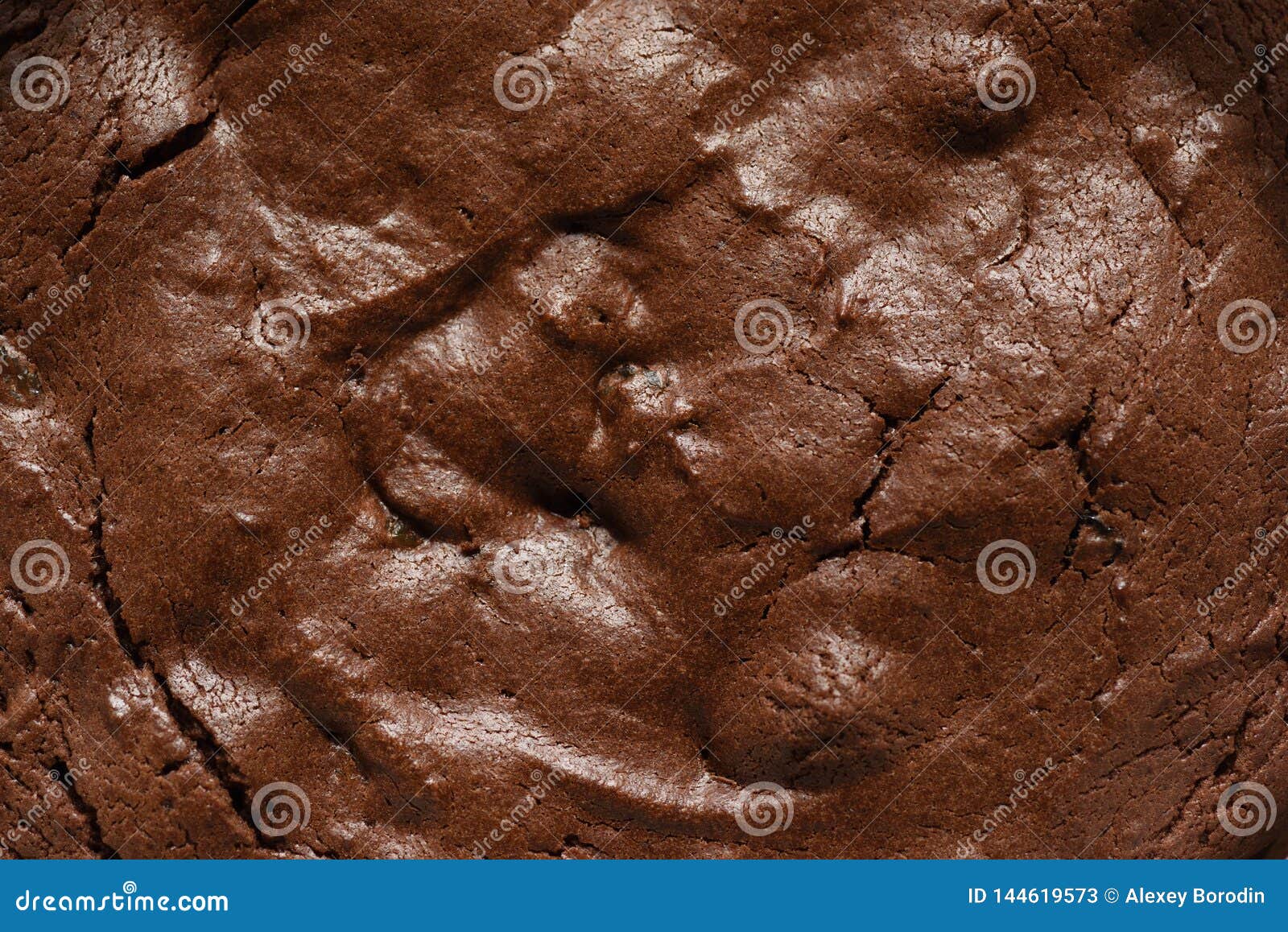 Freshly Baked Chocolate Cake Surface Texture As Background Stock Image ...