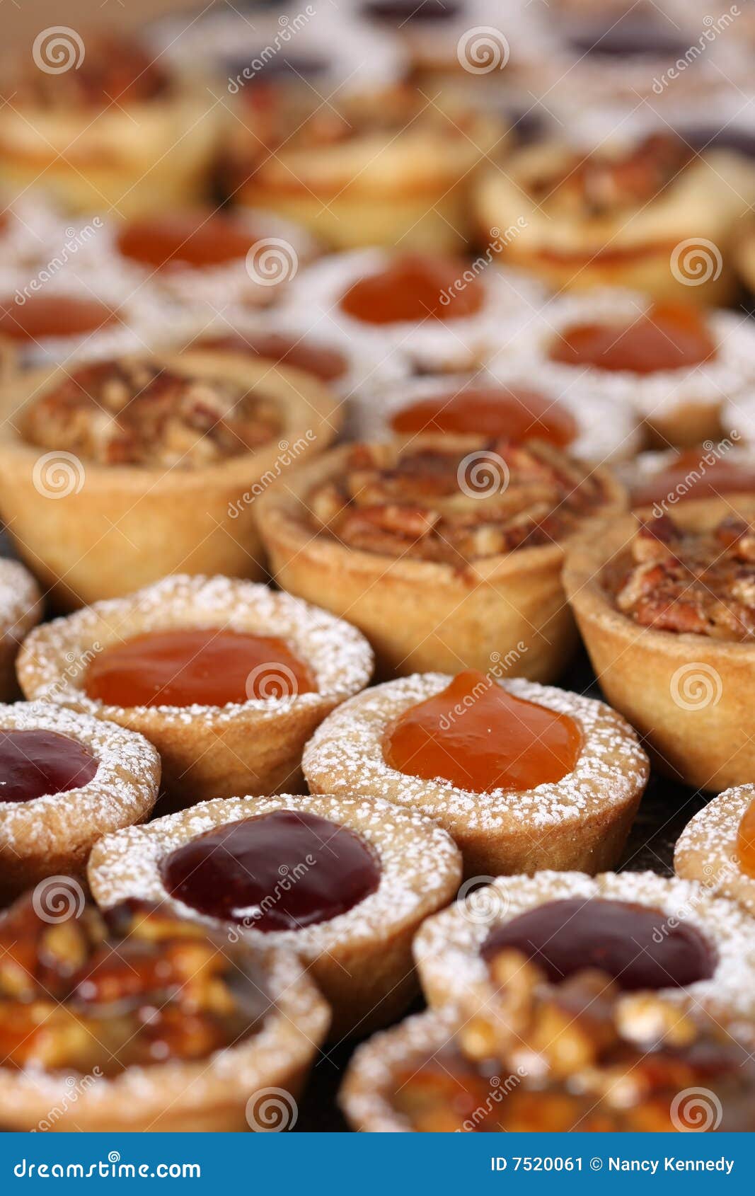 Freshly Baked Desserts stock image. Image of cookies, vertical - 7520061