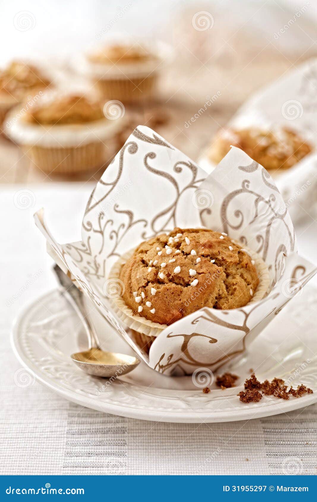 Freshly baked muffin stock image. Image of delicious - 31955297