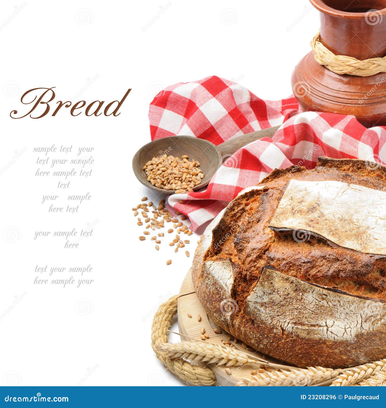 Freshly Baked Traditional Bread Stock Photo - Image of breakfast ...