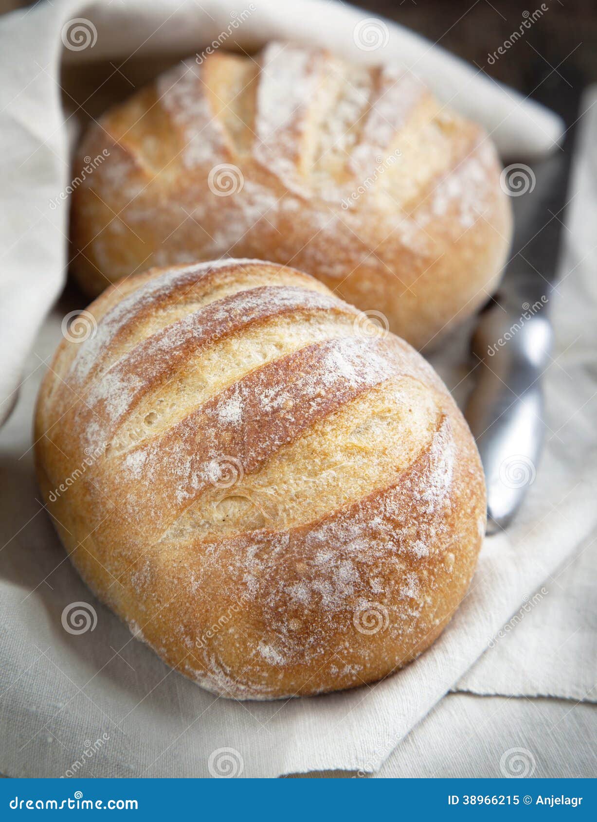 Freshly Baked Traditional Bread Stock Image - Image of closeup, oven ...