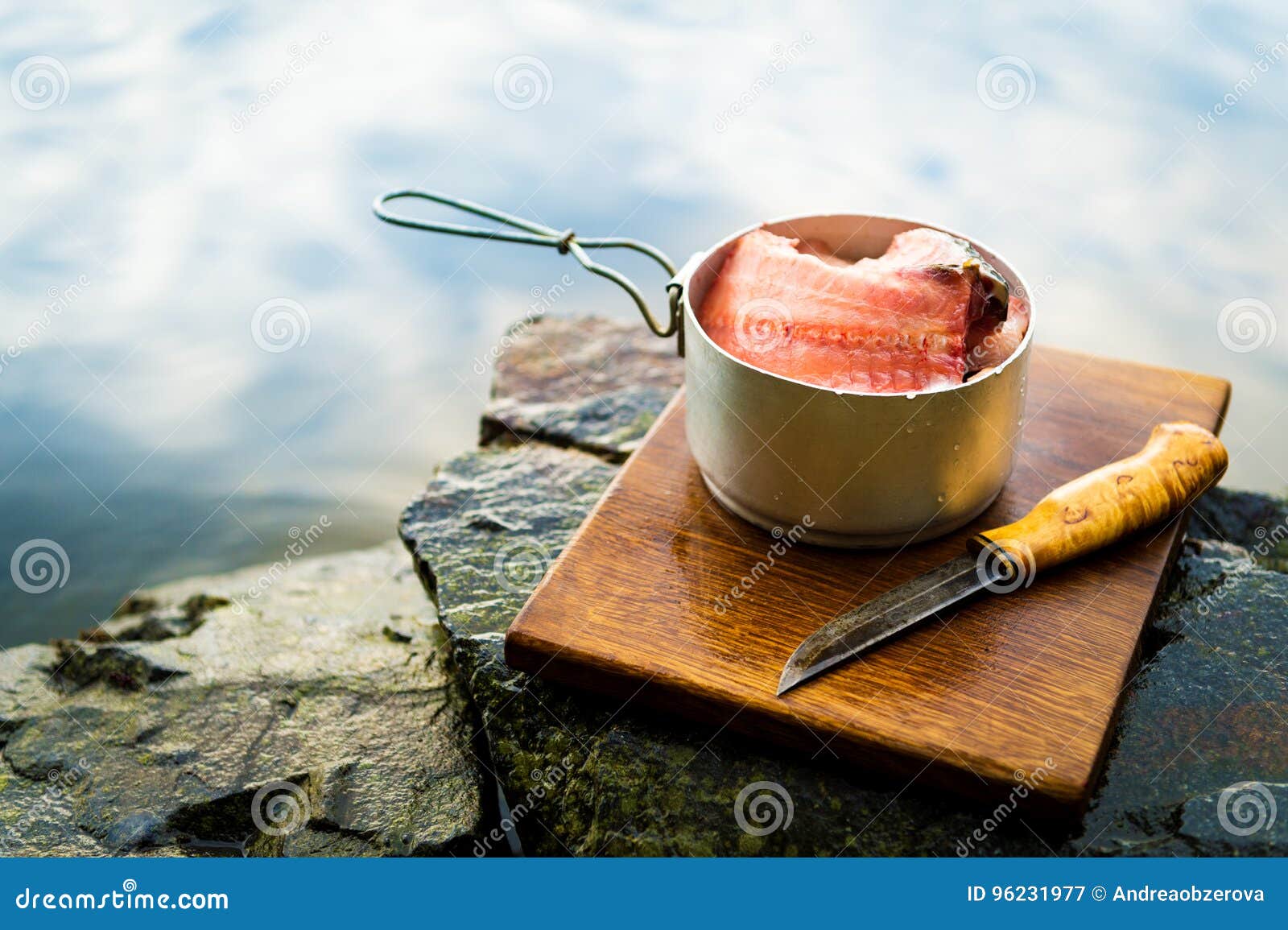 Freshly Caught Carp Prepared for Cooking Stock Image - Image of ...