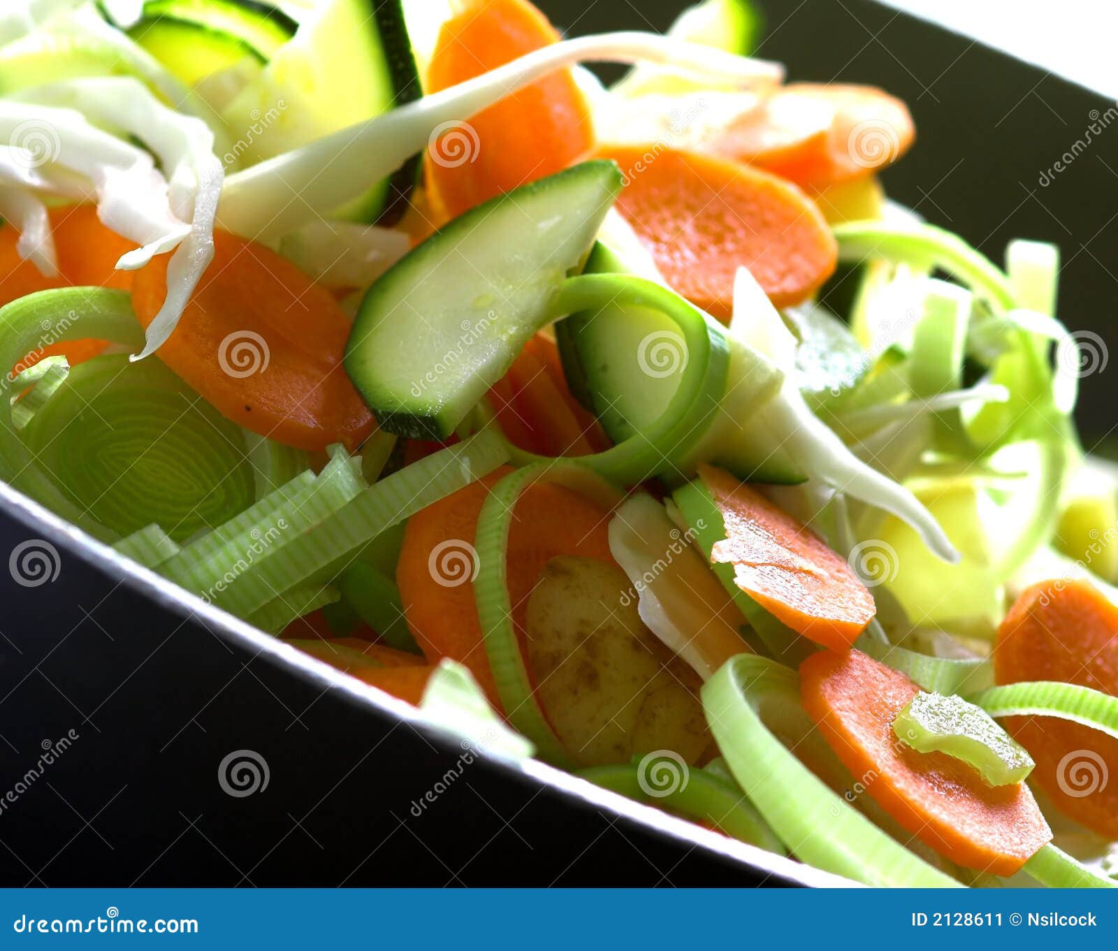 Freshly Chopped Vegetables stock image. Image of prepared - 2128611