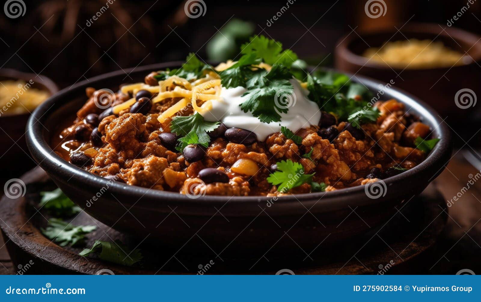 Freshly Cooked Meal on Rustic Wooden Table Generated by AI Stock Photo ...