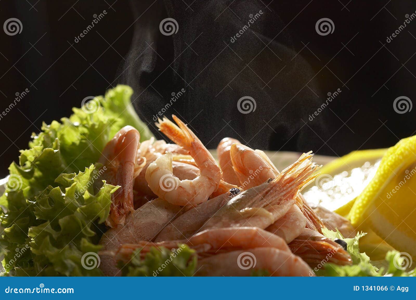 Freshly cooked prawn stock photo. Image of helpful, dish - 1341066