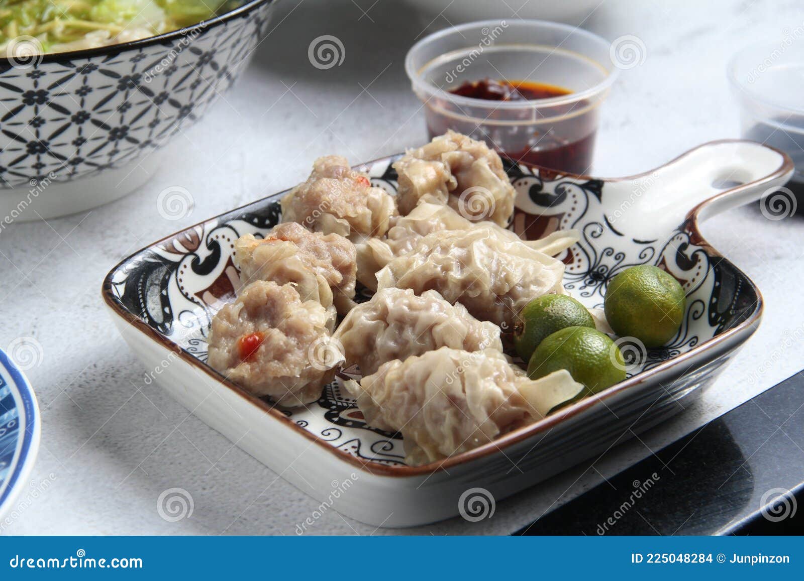 Freshly Cooked Steamed Siomai Stock Photo - Image of snack, filipino ...