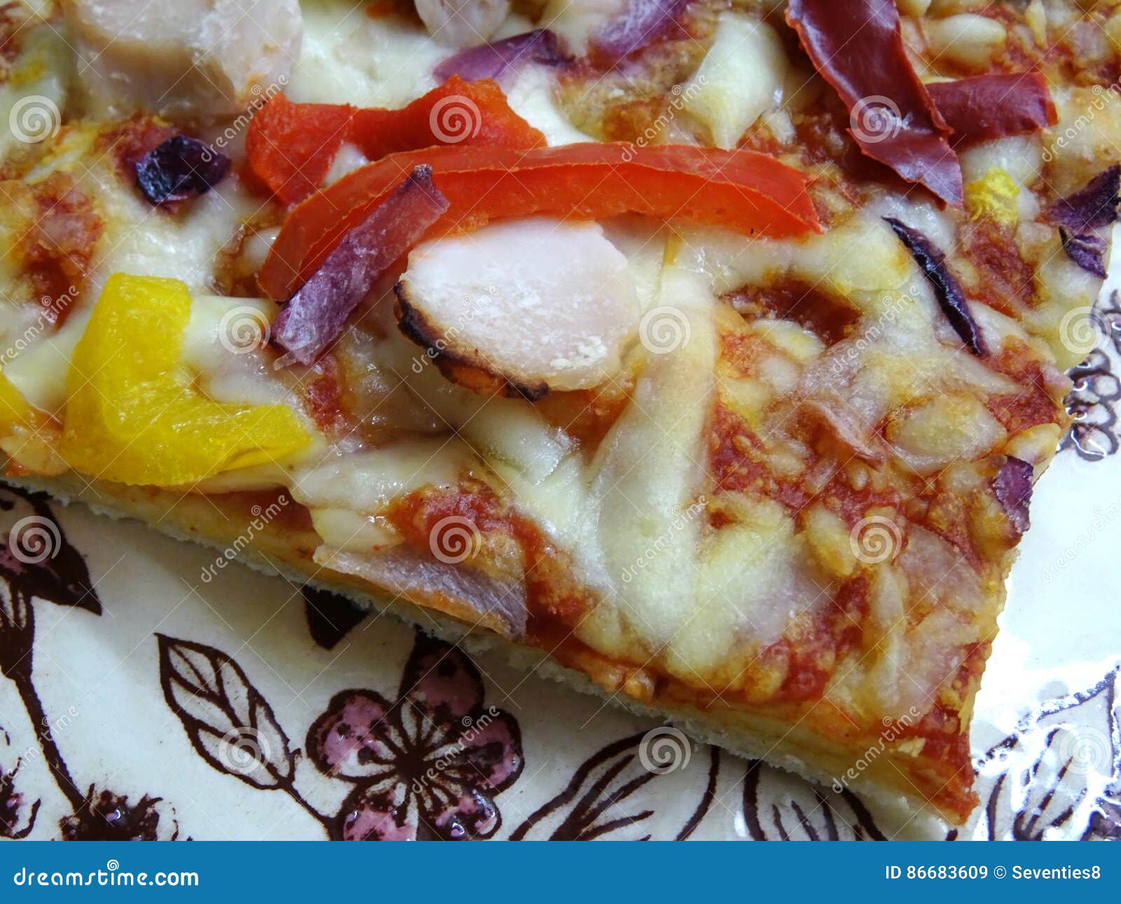 Freshly Cooked Pizza stock image. Image of lunch, eating - 86683609