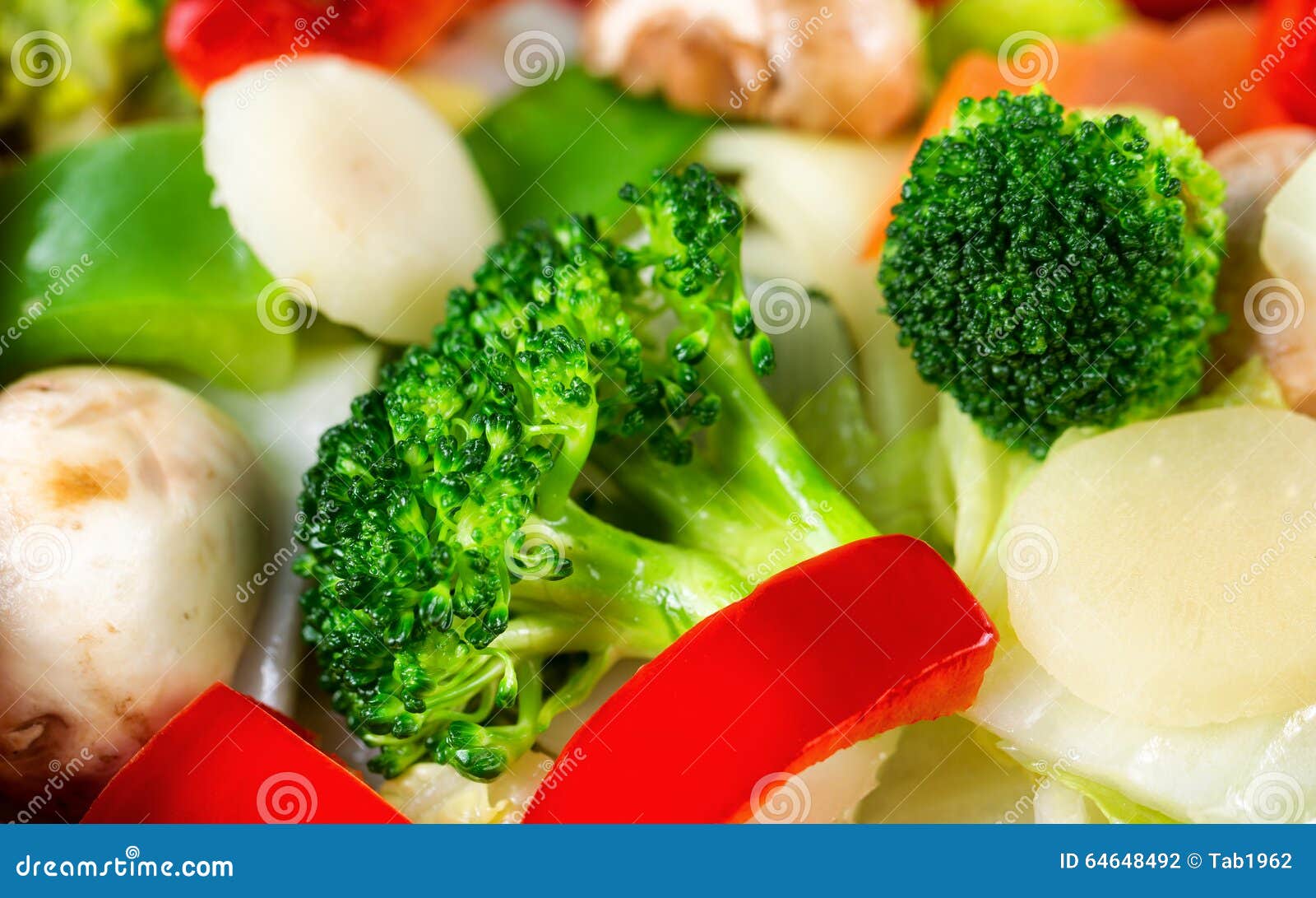Freshly Cooked Vegetables Ready To Eat Stock Photo - Image of cuisine ...