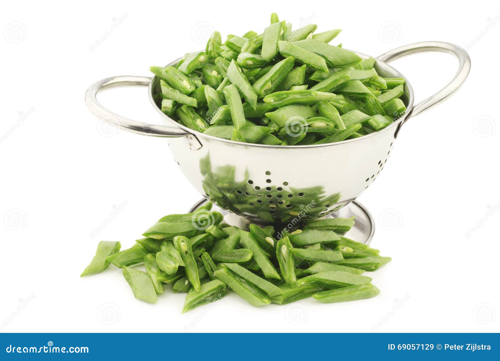 Freshly Cut String Beans Ready for Cooking Stock Image - Image of ...