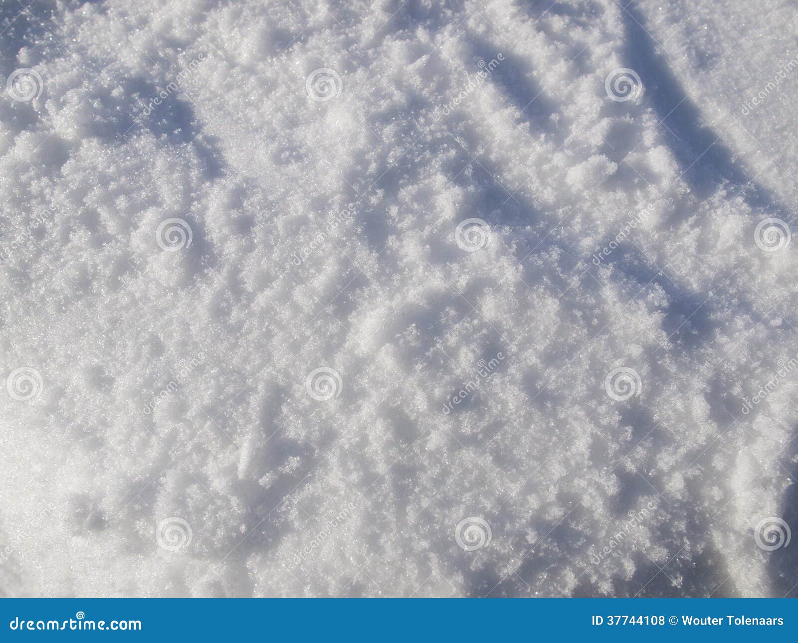 Freshly Fallen Snow on the Ground Stock Photo - Image of snow, surface ...