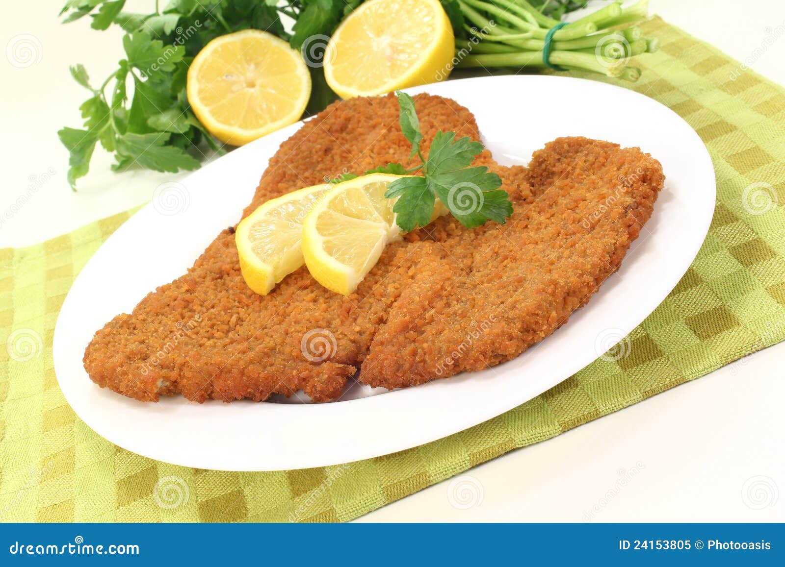 Freshly Fried Wiener Schnitzel Stock Image - Image of recipe ...