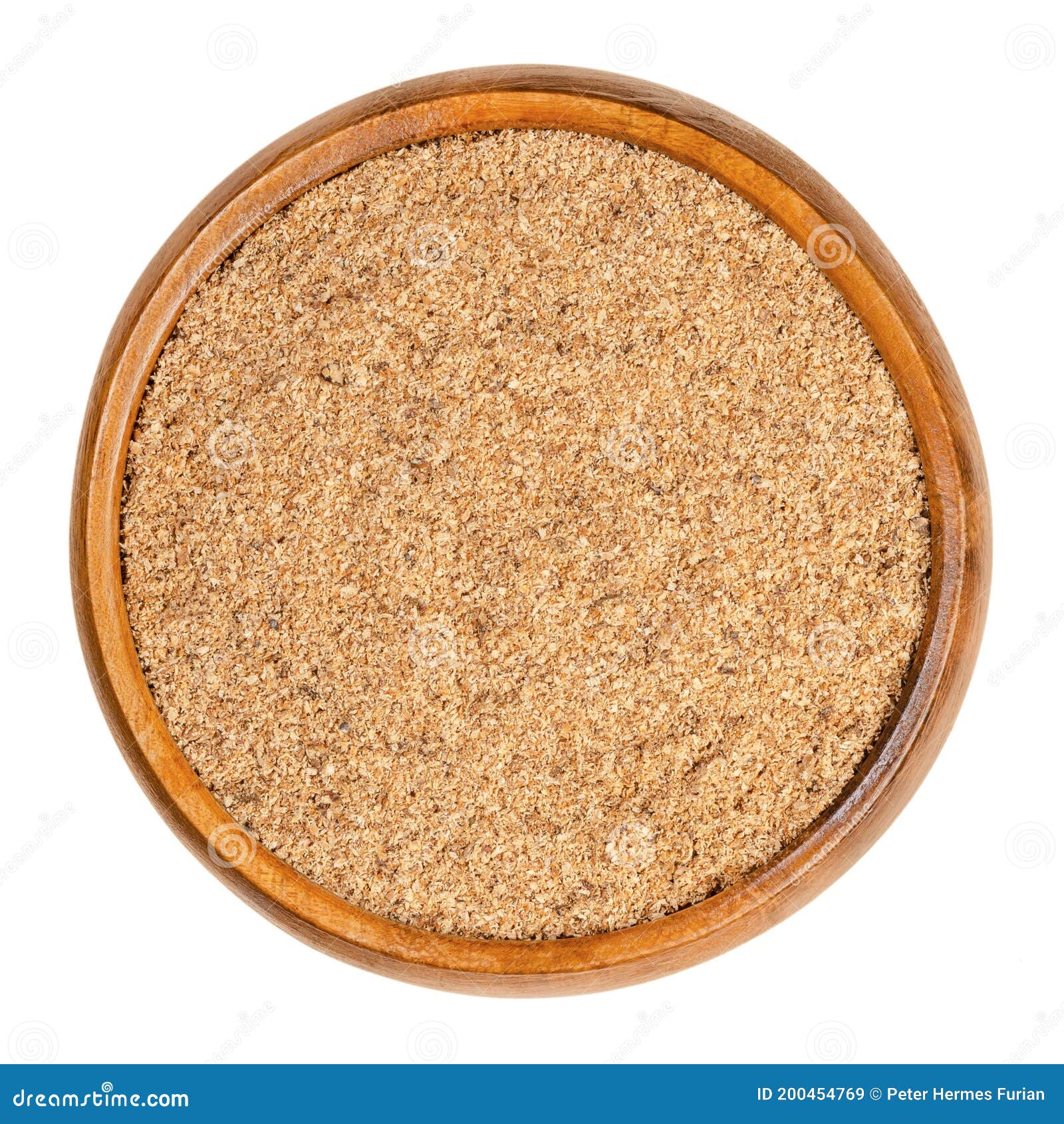 Freshly Grated Nutmeg, Fragrant or True Nutmeg, in a Wooden Bowl Stock ...