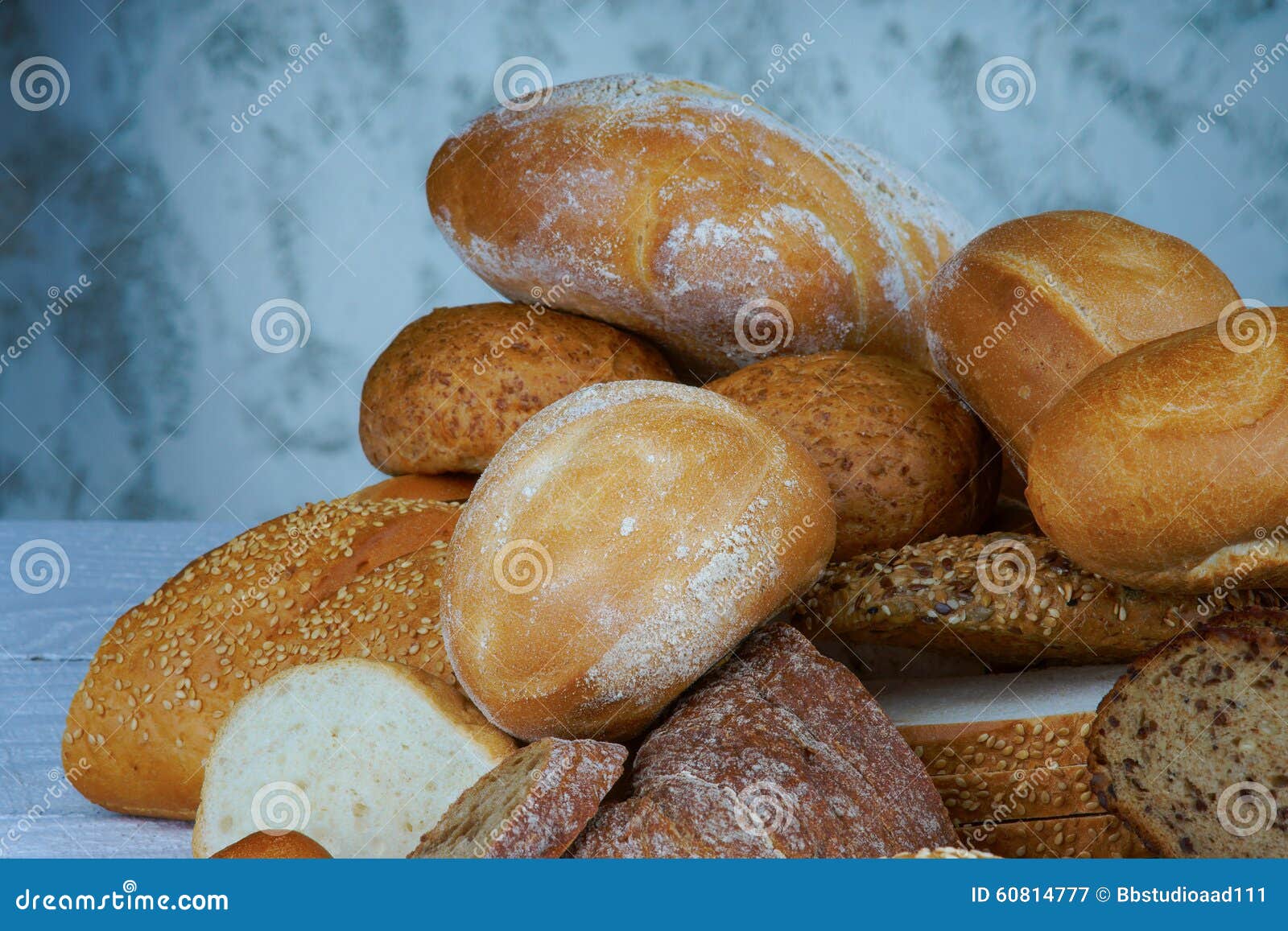 Freshly hand baked breads stock image. Image of barley - 60814777