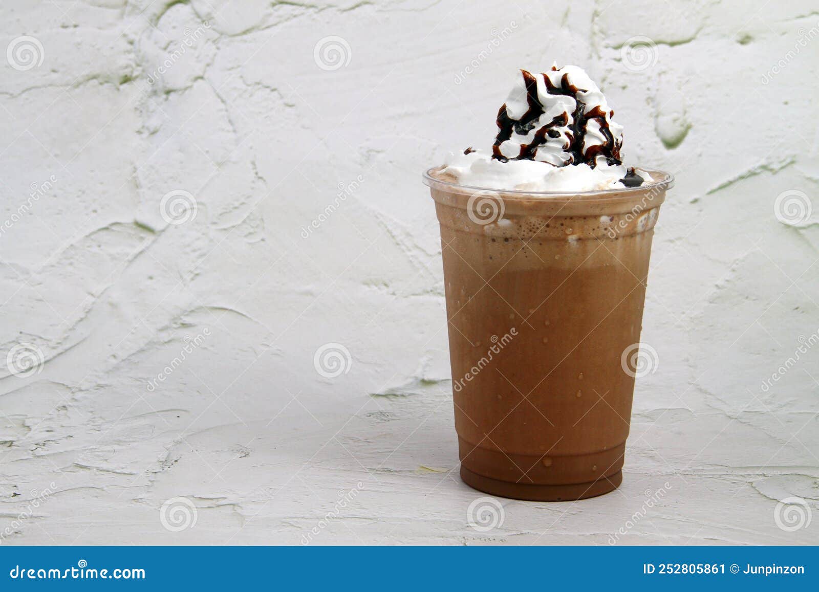 Freshly Made Chocolate Flavored Frappe Stock Image - Image of ...