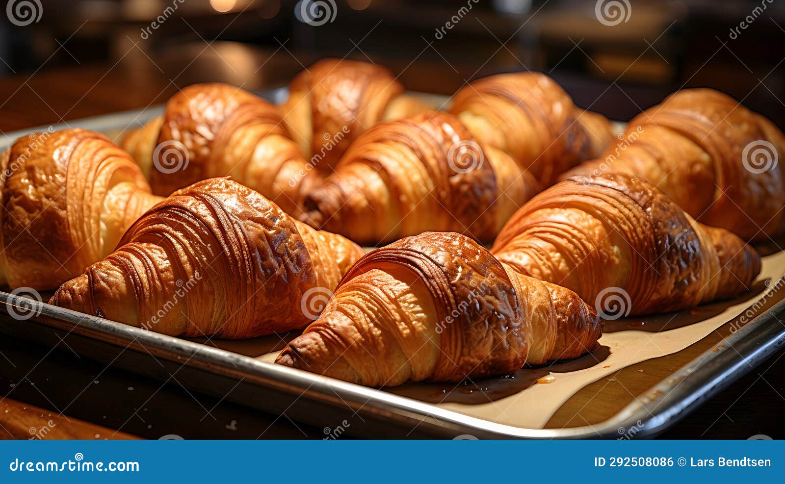 Freshly Made Croissants - AI Generated Stock Illustration ...