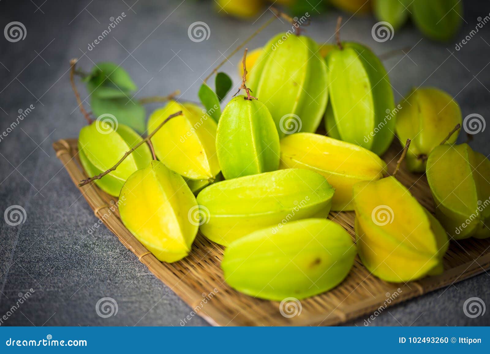 Starfruit stock photo. Image of nutrition, green, organic - 102493260