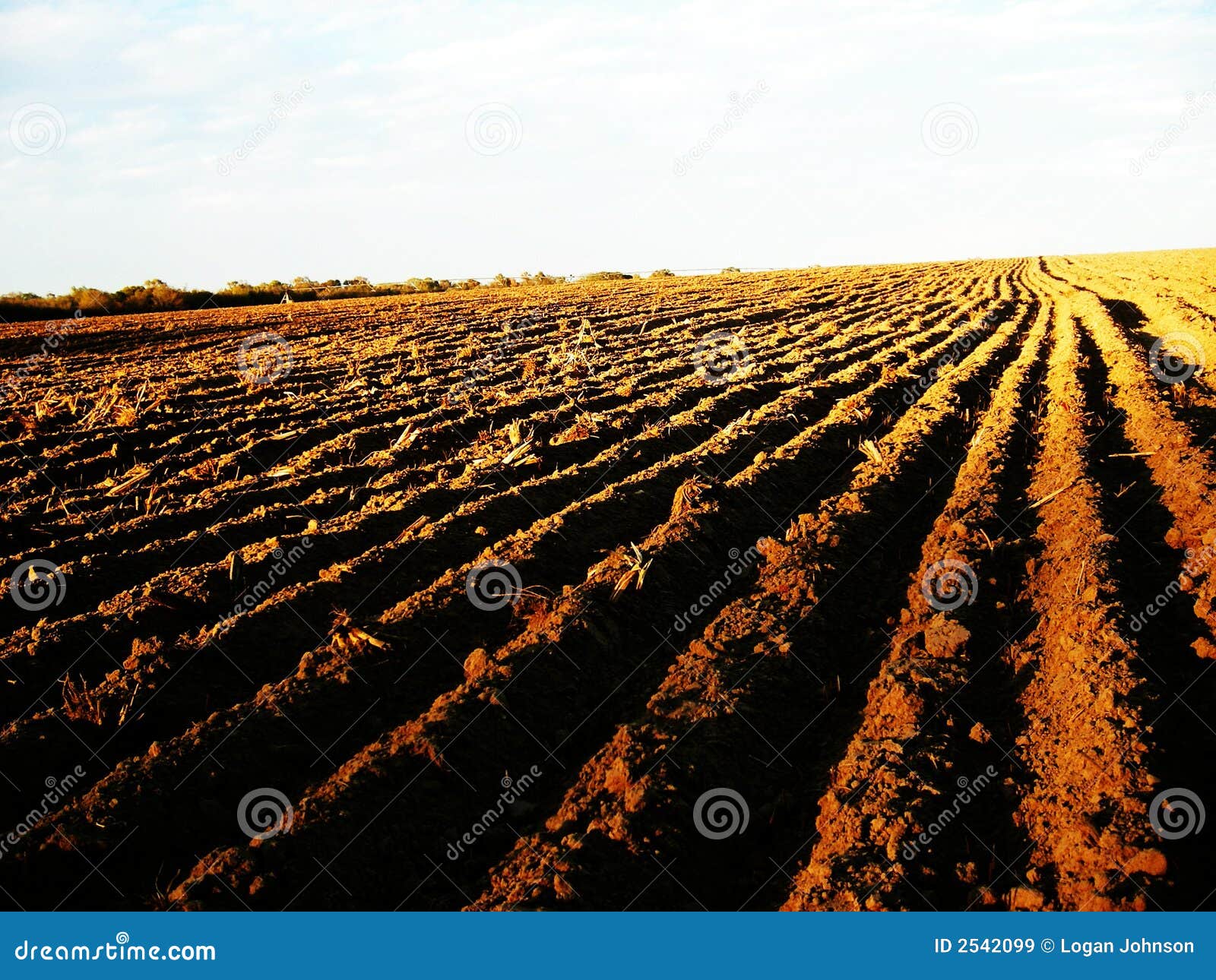 Freshly Plowed Field stock image. Image of plow, plowed - 2542099
