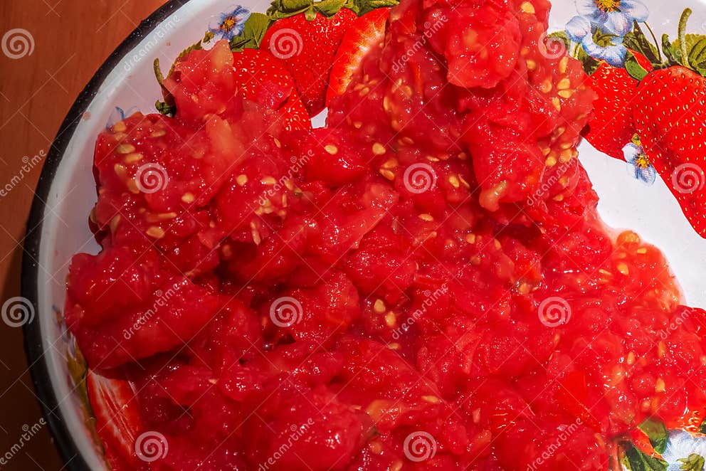 Freshly Pressed Tomatoes. the Remains of Tomatoes after Processing in a ...