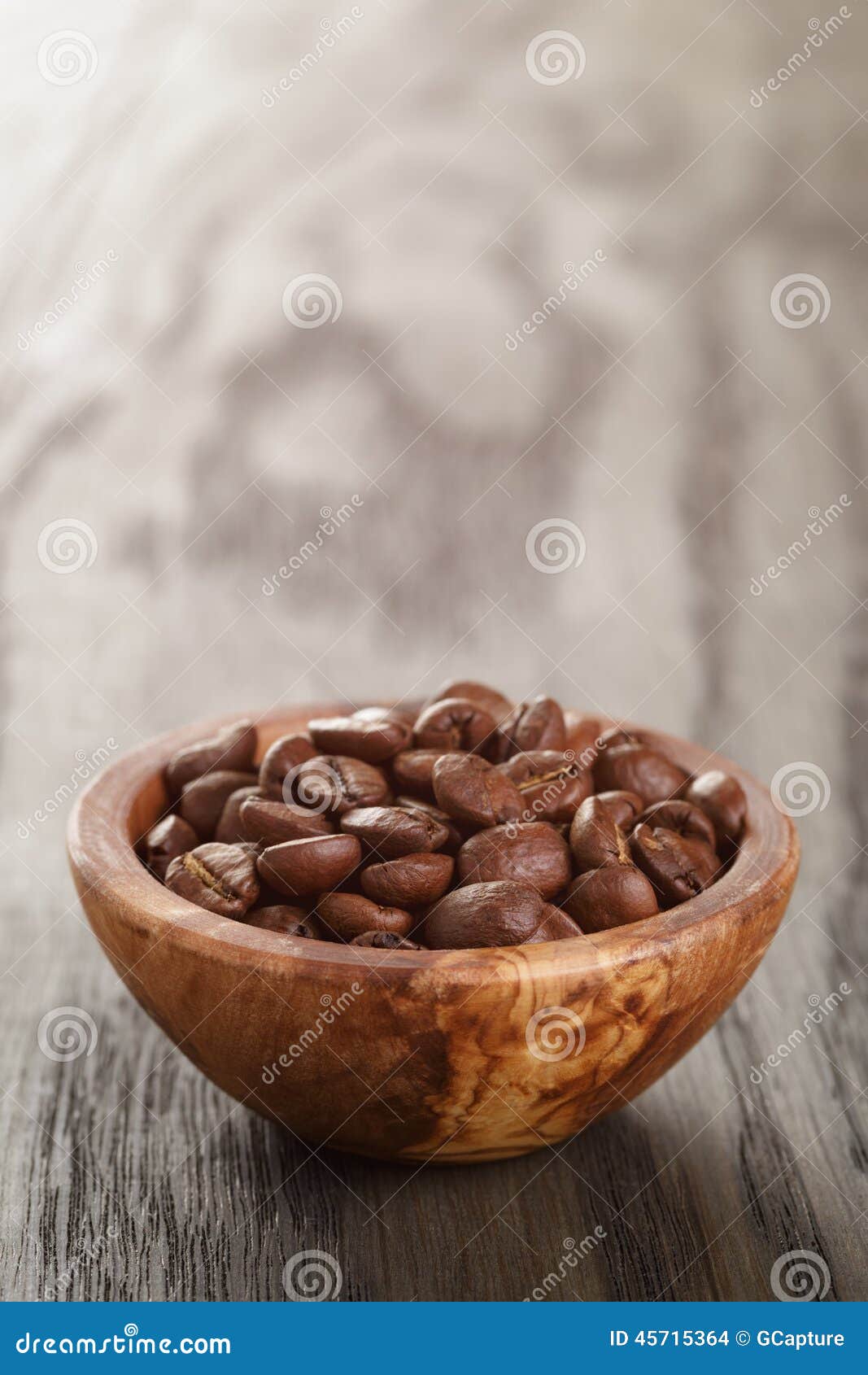 Freshly Roasted Arabica Coffee Beans in Bowl Stock Photo - Image of ...