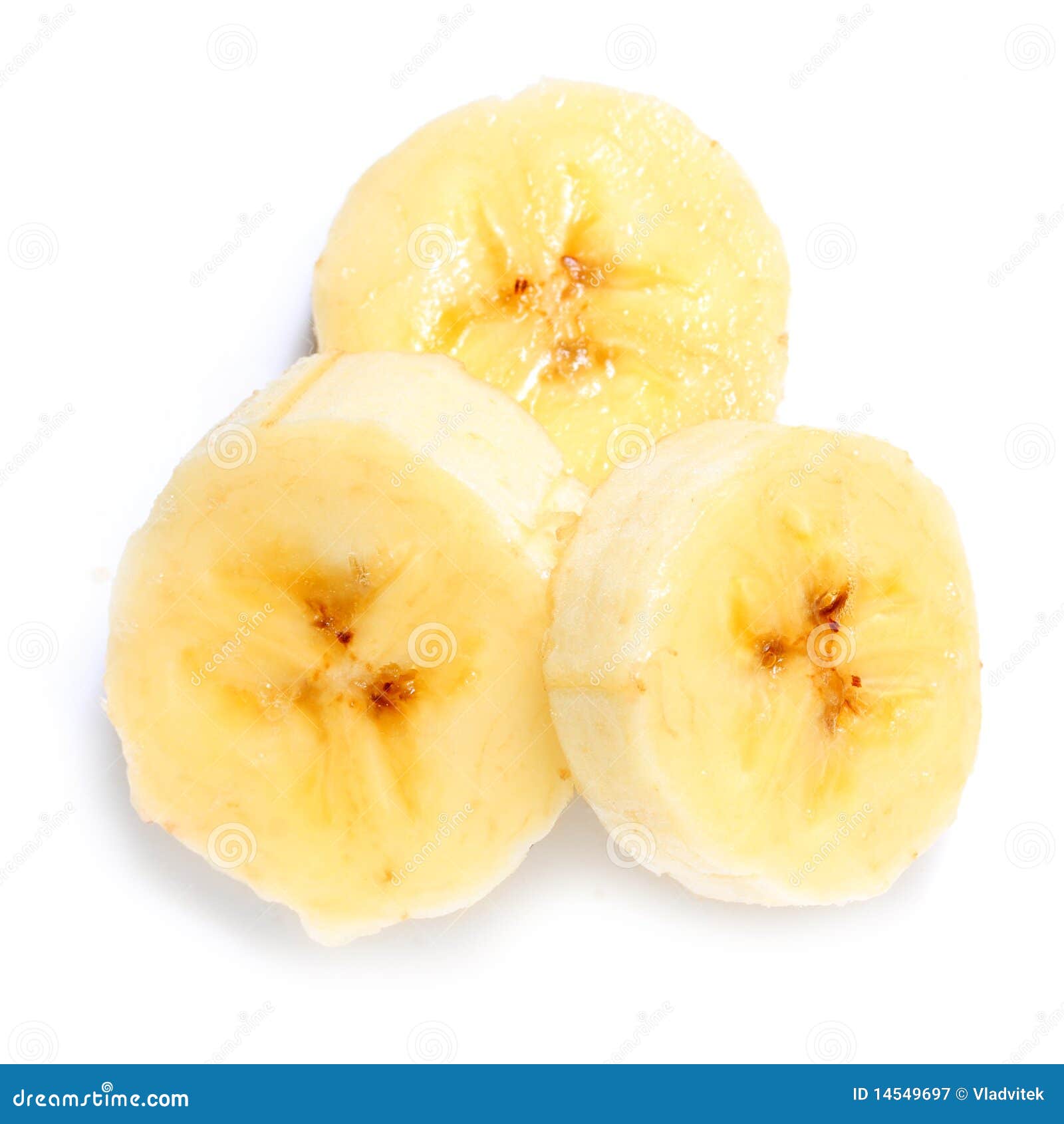 Freshly sliced bananas stock image. Image of ripe, additives - 14549697