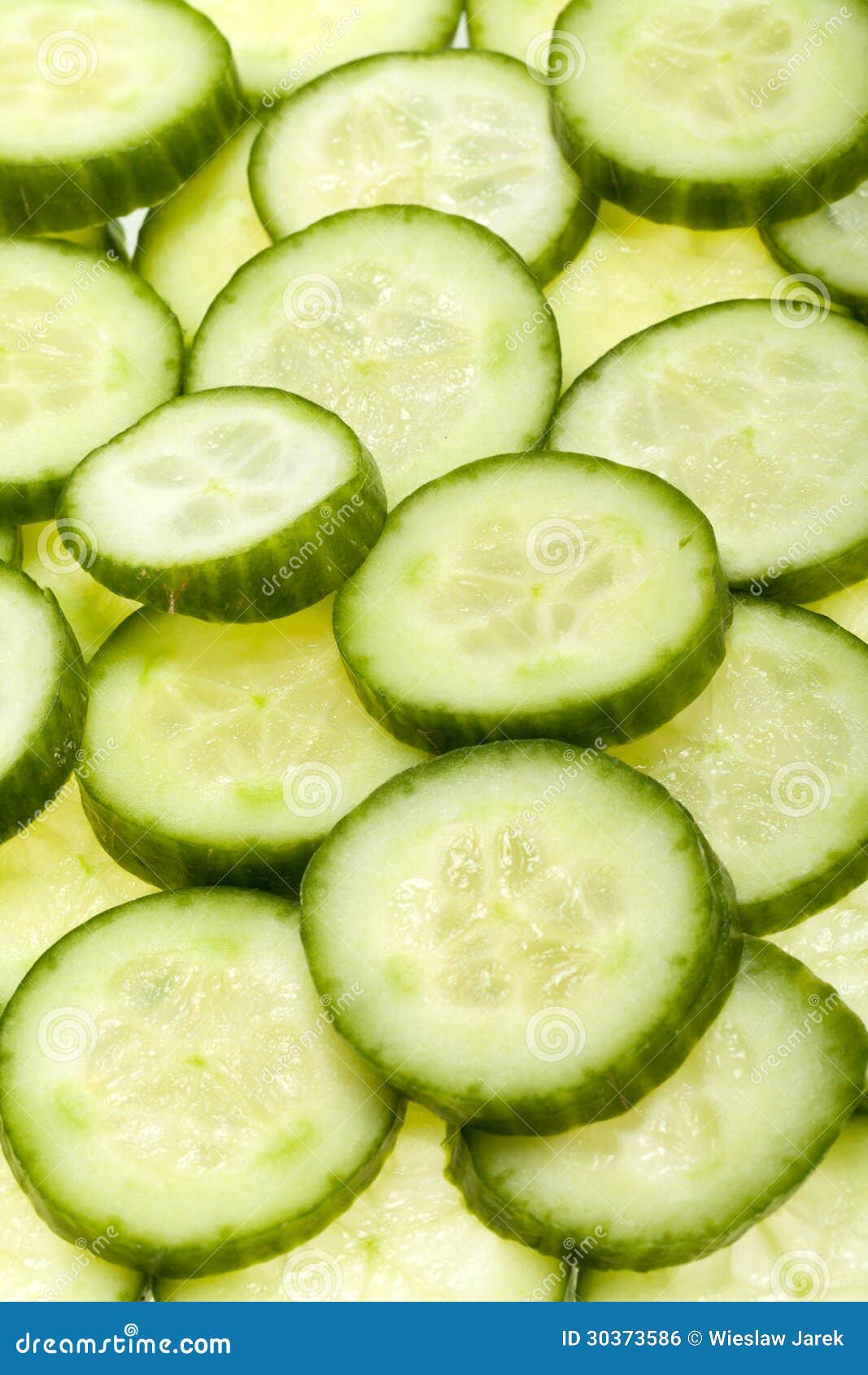 Freshly sliced cucumber stock photo. Image of body, organic - 30373586