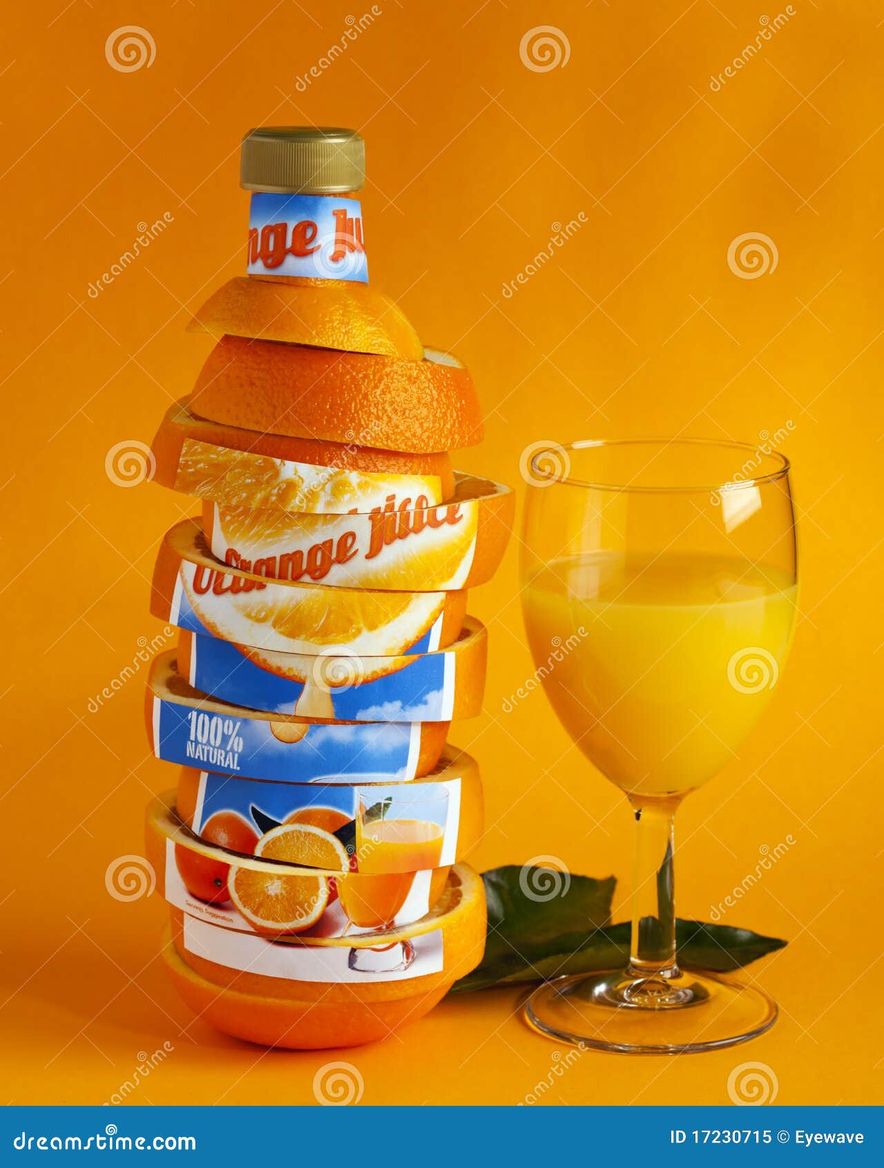 Freshly Squeezed Orange Juice Stock Image - Image of eating, beverage ...