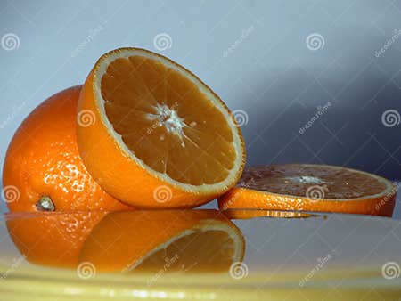 Freshly Squeezed Orange Scenario 2 Stock Image - Image of colors, blue ...