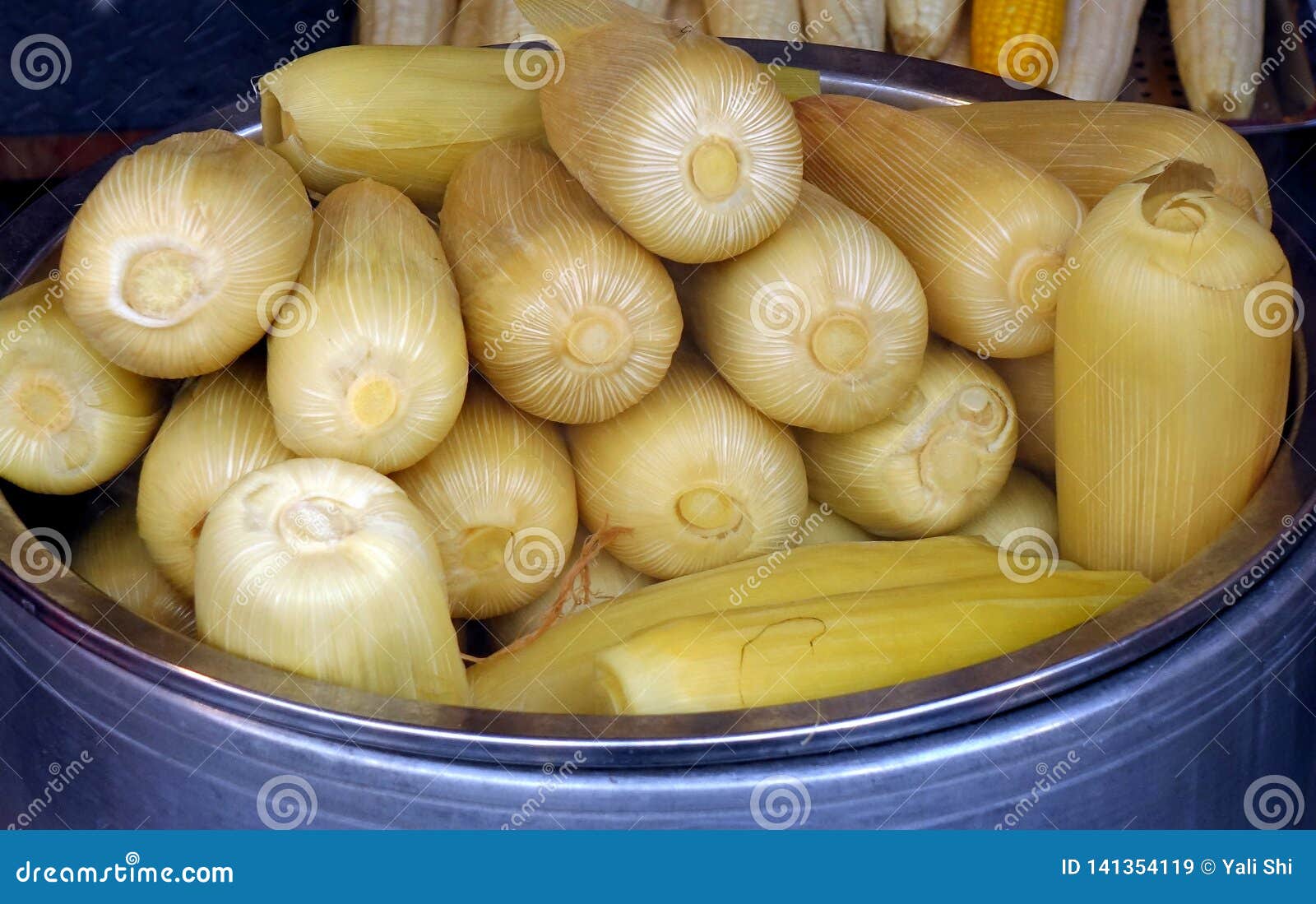 Freshly Steamed Corn stock image. Image of fresh, kernels - 141354119