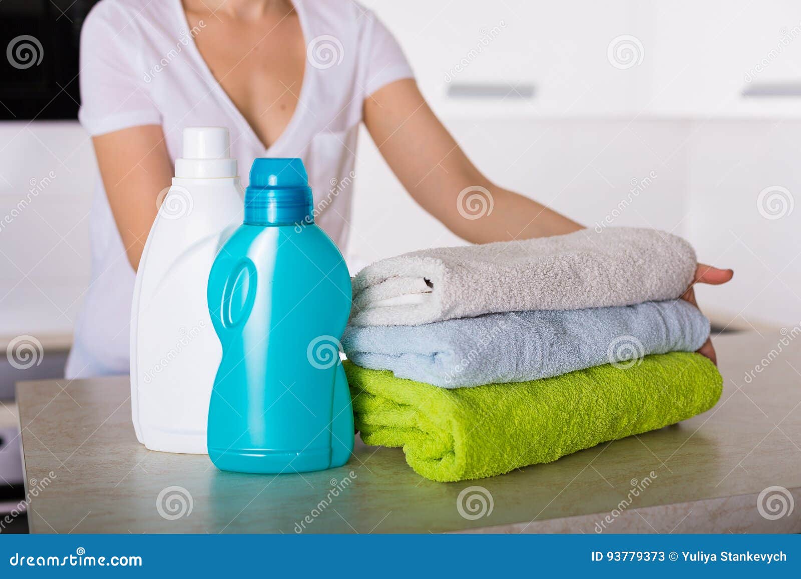 Freshly washed laundry stock image. Image of clean, housework - 93779373
