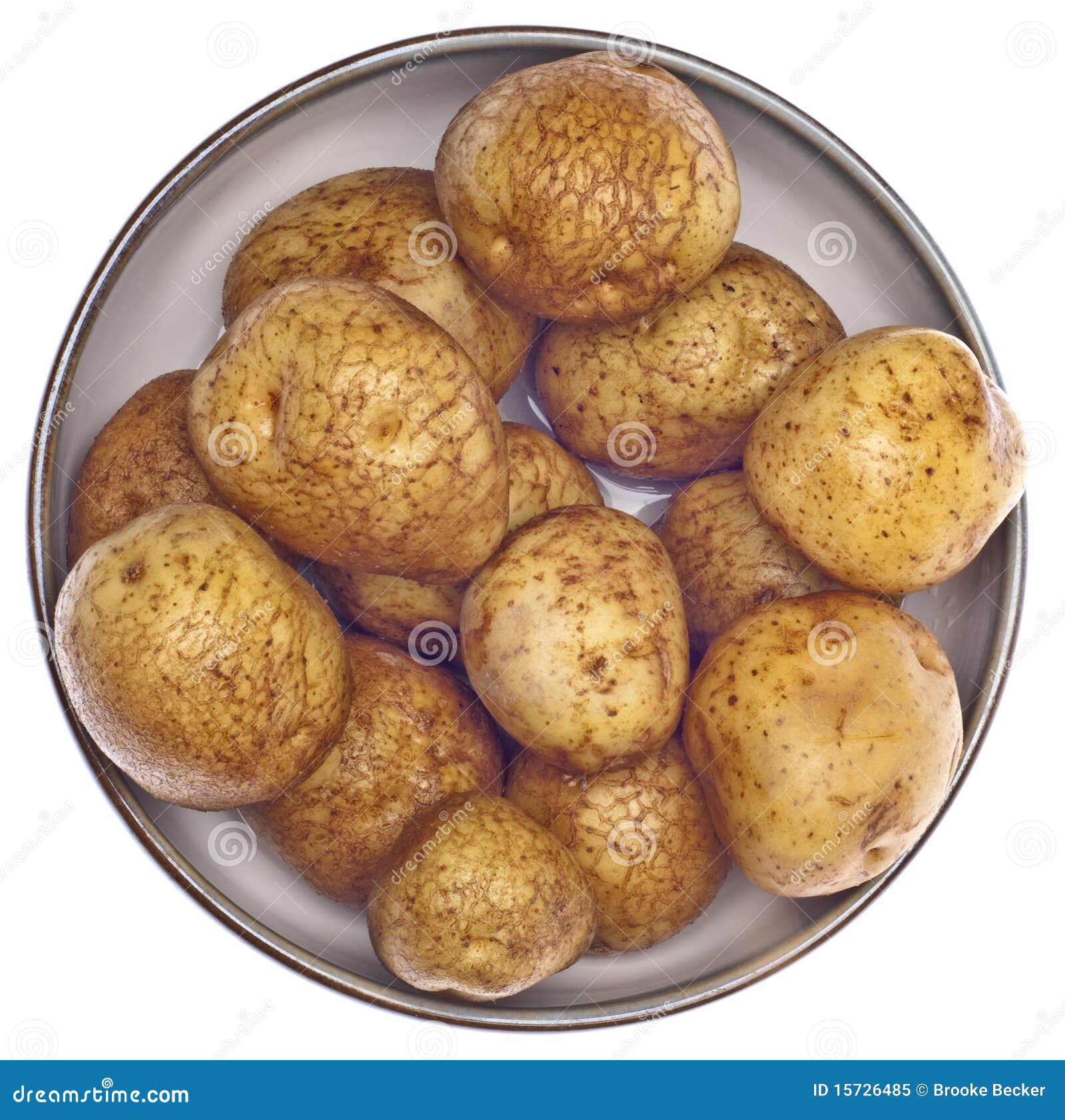 Freshly Washed White Potatoes Stock Image - Image of white, washed ...
