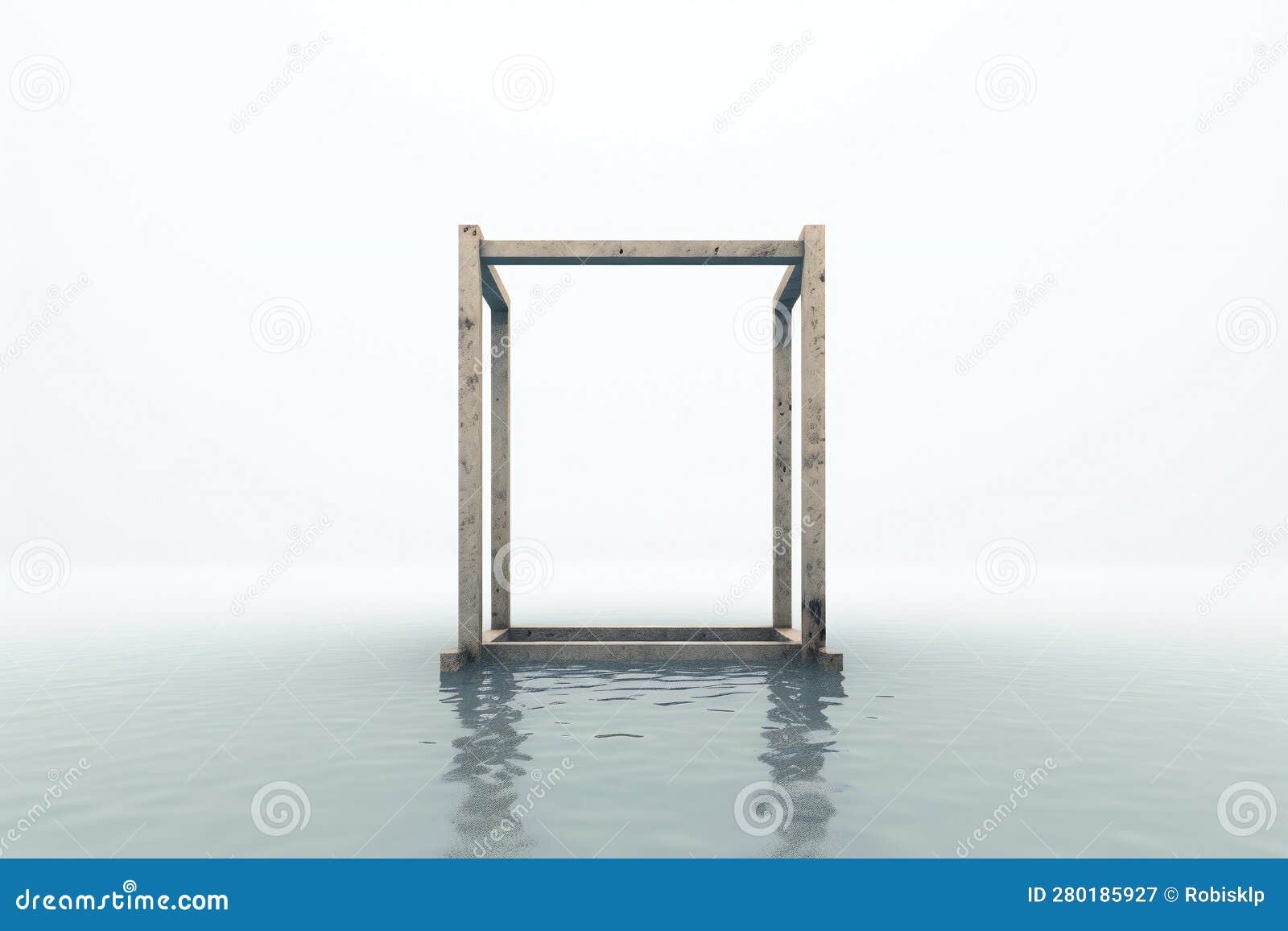 Freshness Design Wet Frame or Border with Water Stock Illustration ...