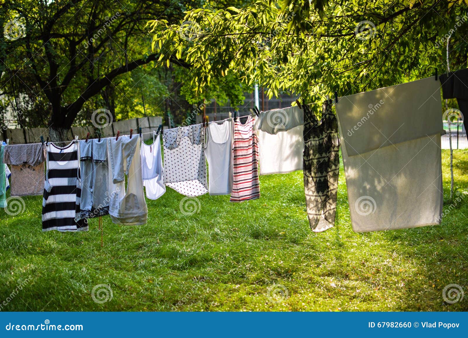 Freshness dry clothes stock photo. Image of clothes, peace - 67982660