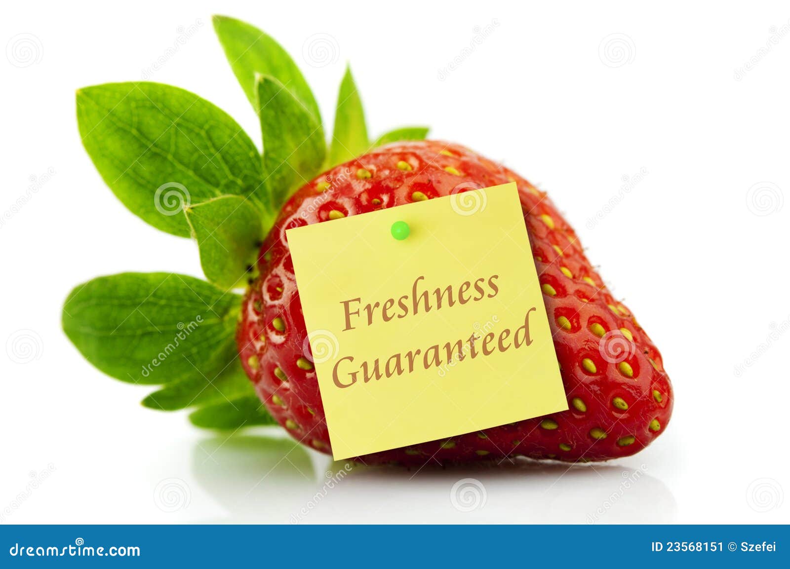 Freshness Guaranteed Strawberry Stock Image - Image of fruit, delicious ...