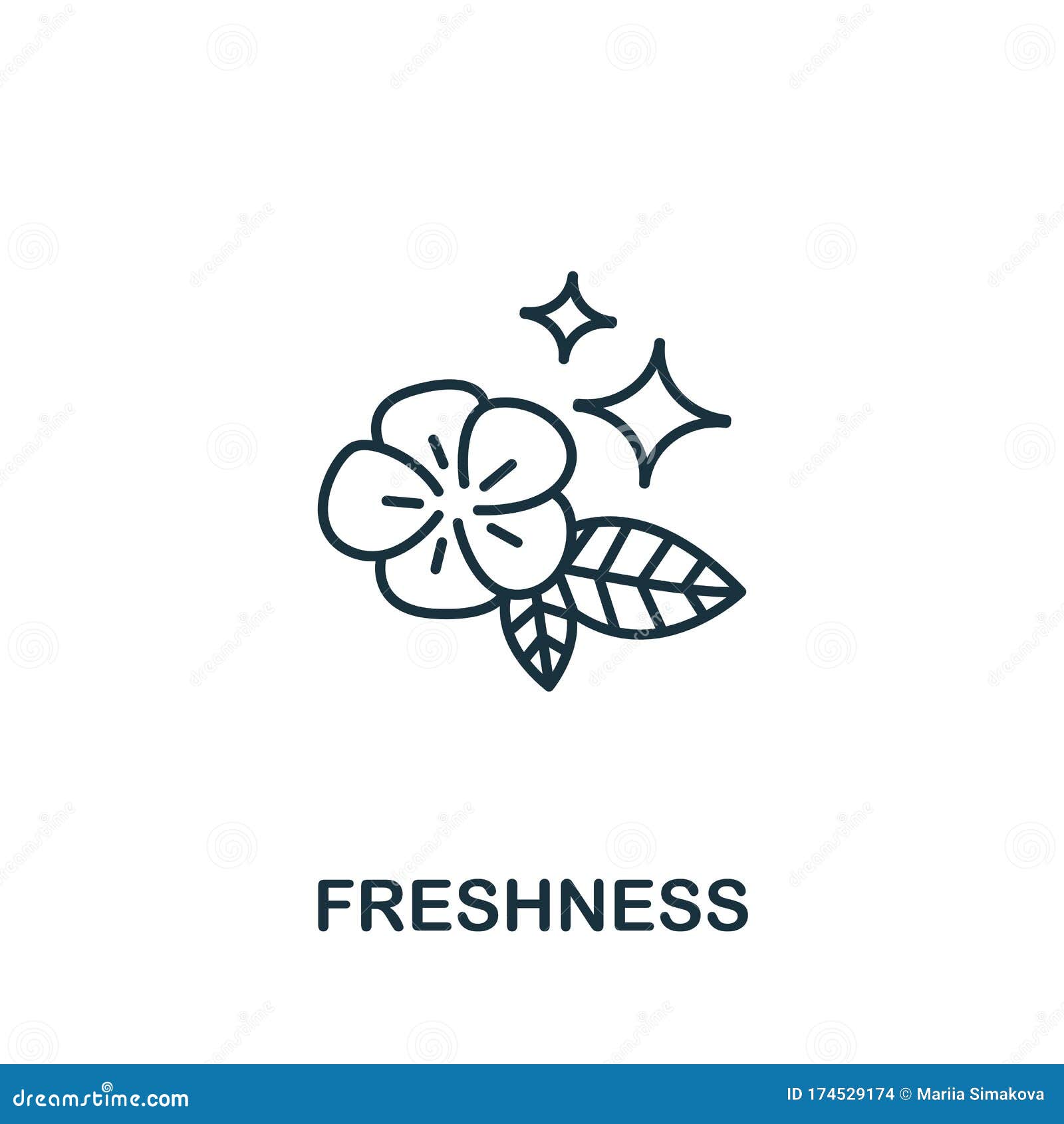 Freshness Icon from Spa Therapy Collection. Simple Line Element ...