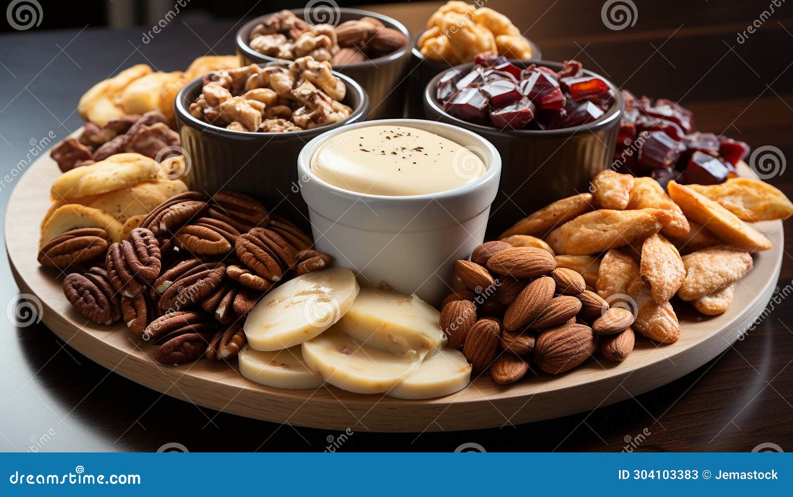 Freshness and Indulgence in a Gourmet Chocolate Snack Generated by AI ...