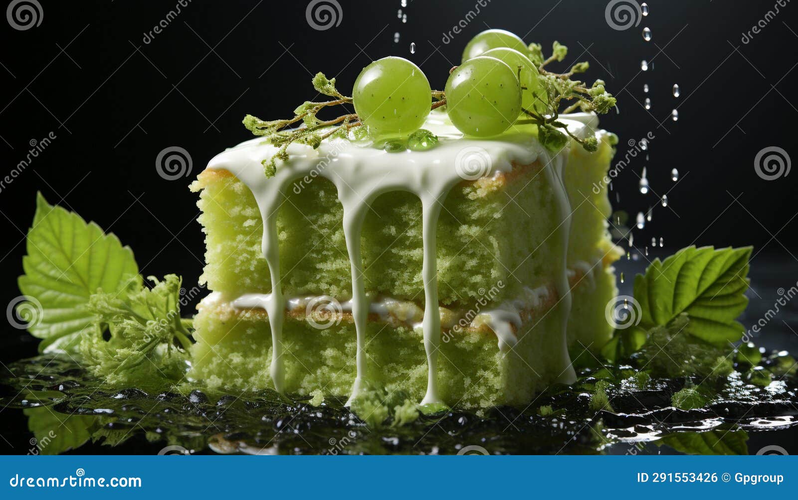 Freshness and Indulgence in a Sweet Gourmet Dessert, Nature Celebration ...