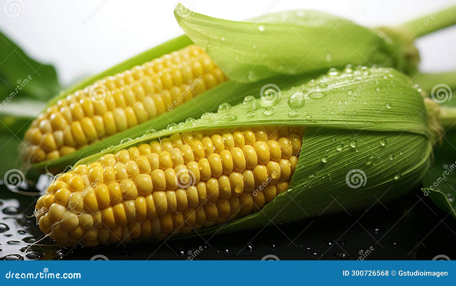 Freshness and Sweetness in Nature Healthy Yellow Corn Generated by AI ...
