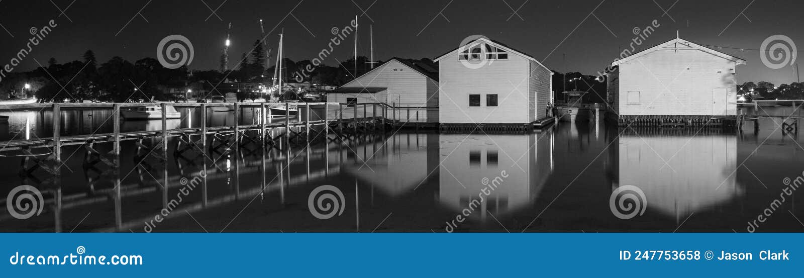 Freshwater Bay Boat Sheds, Perth Western Australia Stock Photo - Image ...