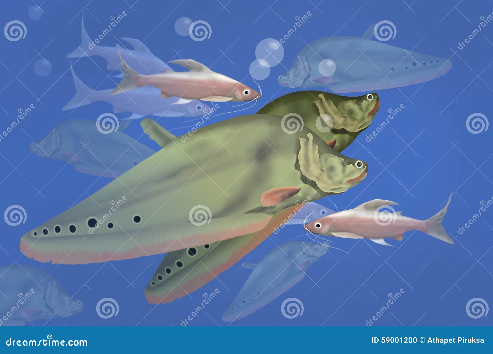 Fish Massage Procedure Silhouette Vector Illustration Logo ...