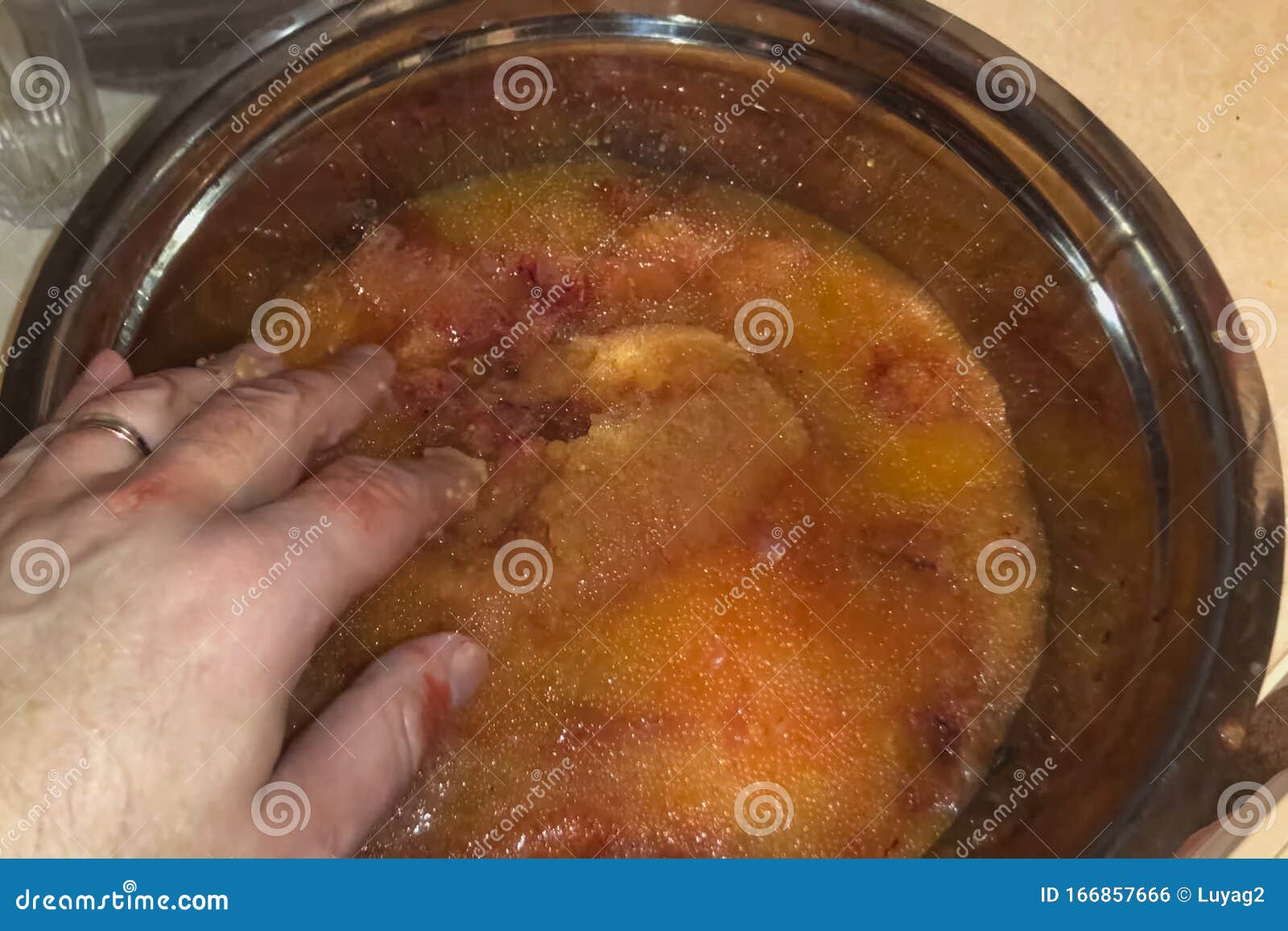 Freshwater Fish Roe in Cup, Raw Fresh Fish Roe Stock Photo - Image of ...