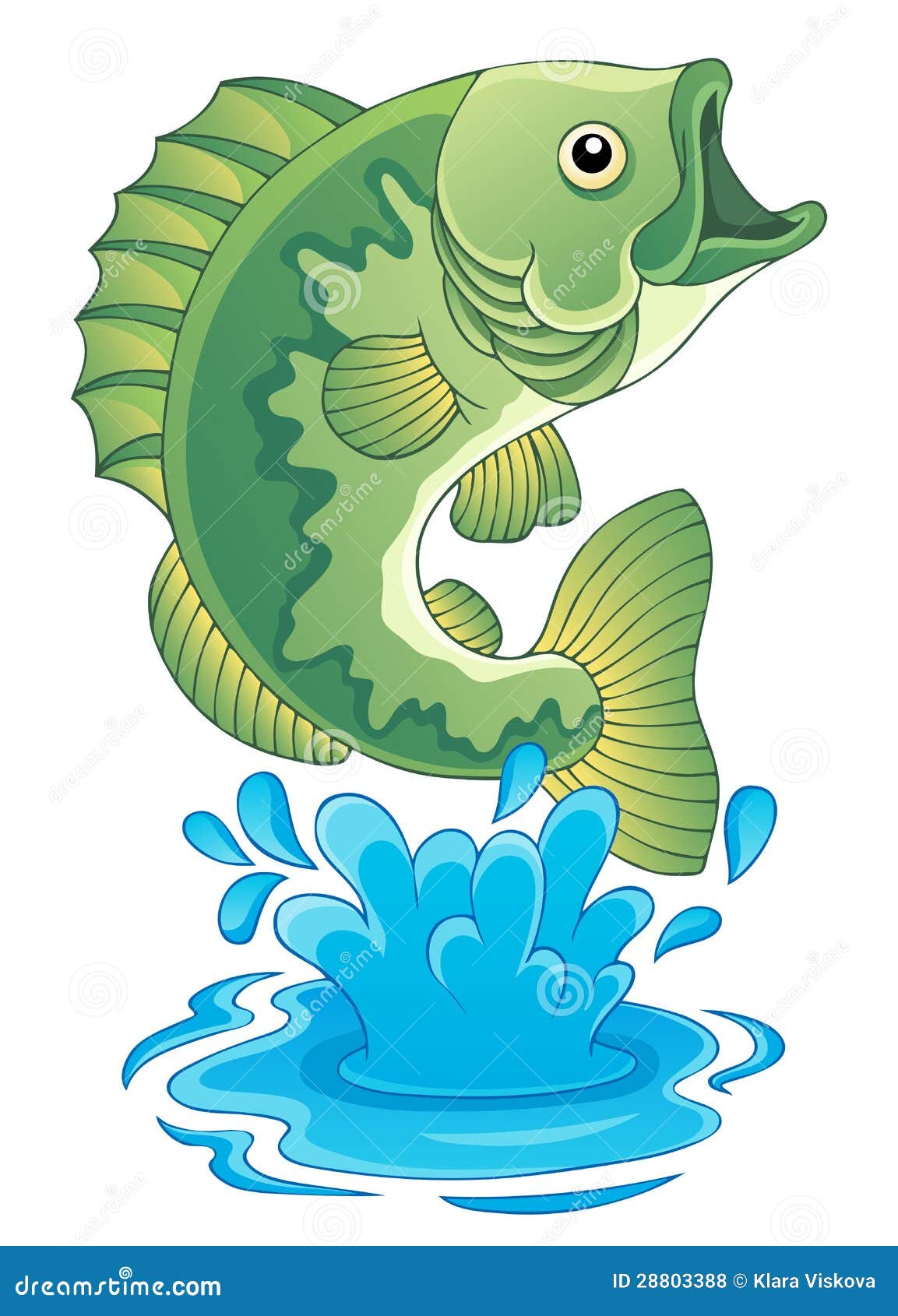 Freshwater Fish Set. Types Of Edible Fish Royalty-Free Illustration ...