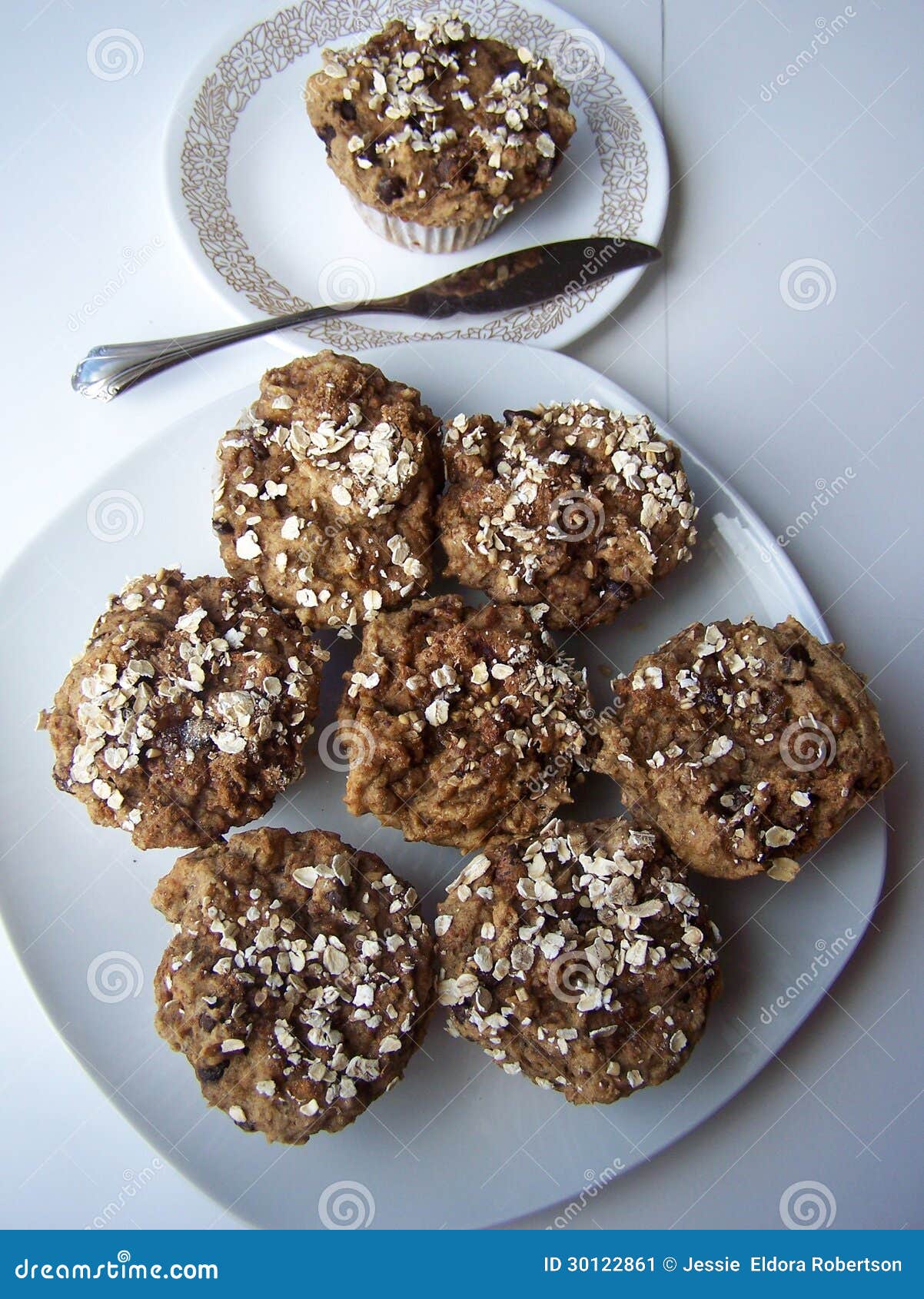 Splet muffin plates stock image. Image of healthy, chocolate - 30122861