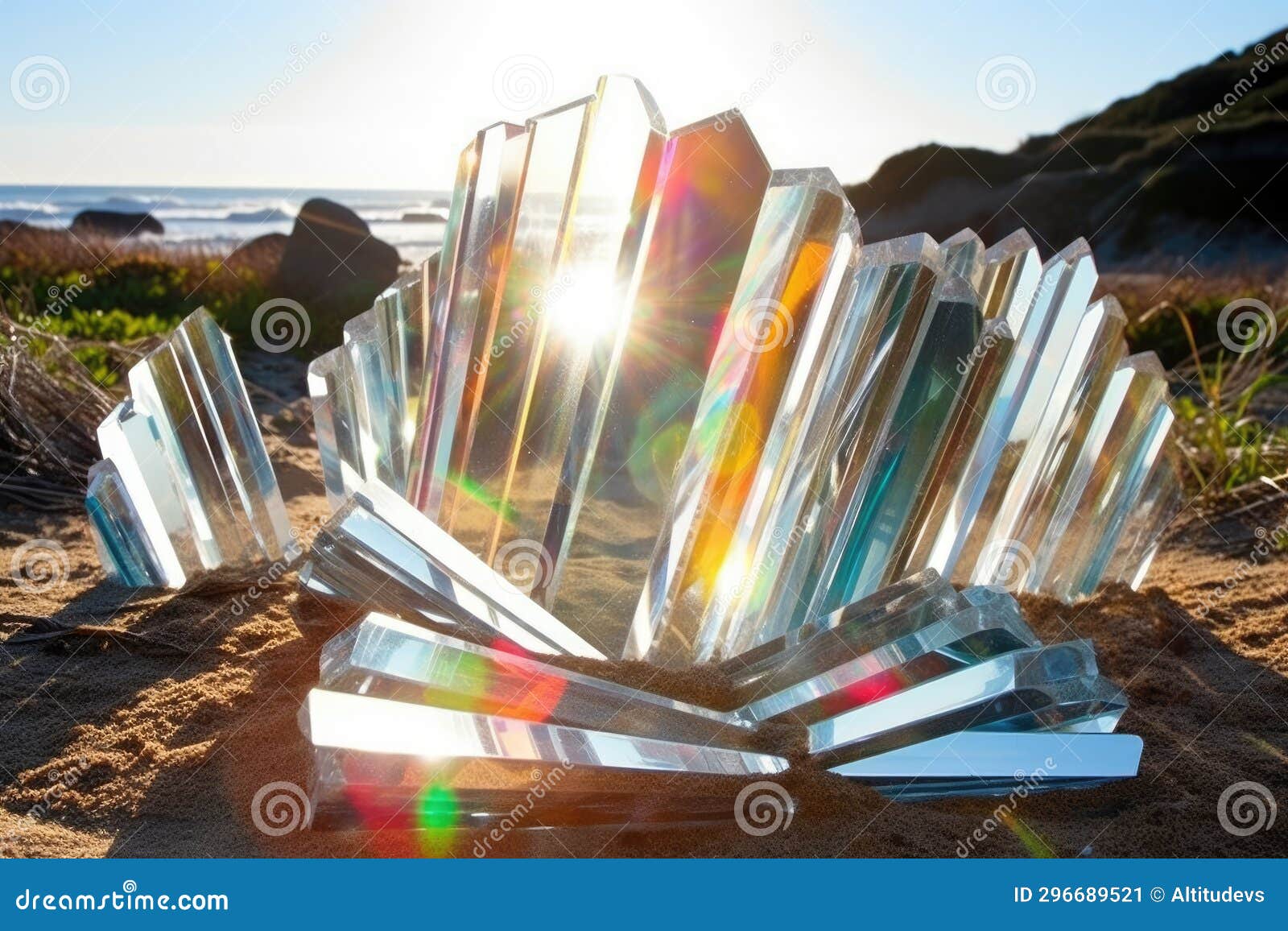 Fresnel Lens Fragments Varied in Sizes Stock Image - Image of optics ...