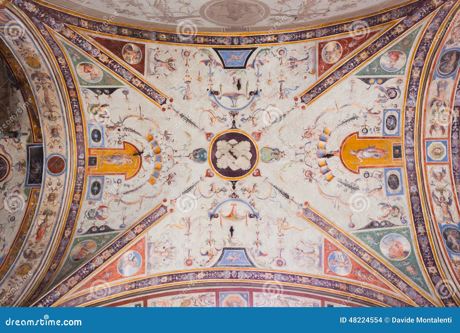 Fresque Grotesque Palazzo Vecchio - Florence Image stock éditorial ...